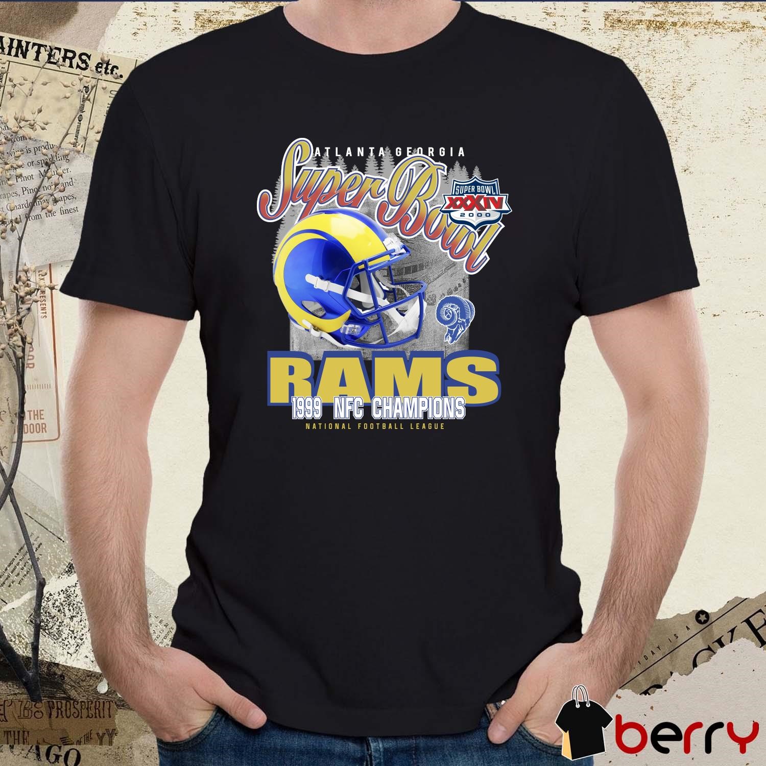 Atlanta Georgia Super Bowl 2000 Rams 1999 Nfc Champions Nation Football ...