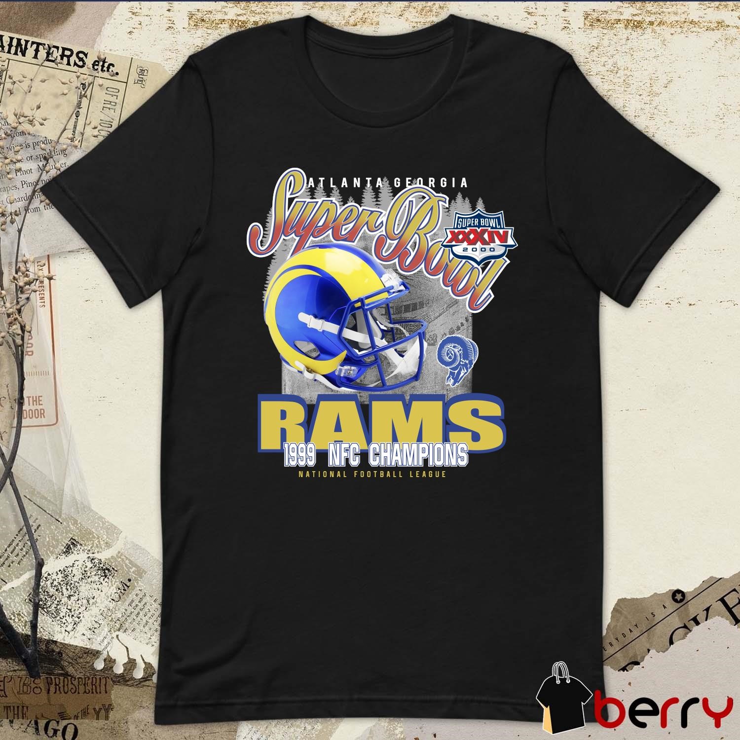 Atlanta Georgia Super Bowl 2000 Rams 1999 Nfc Champions Nation Football ...