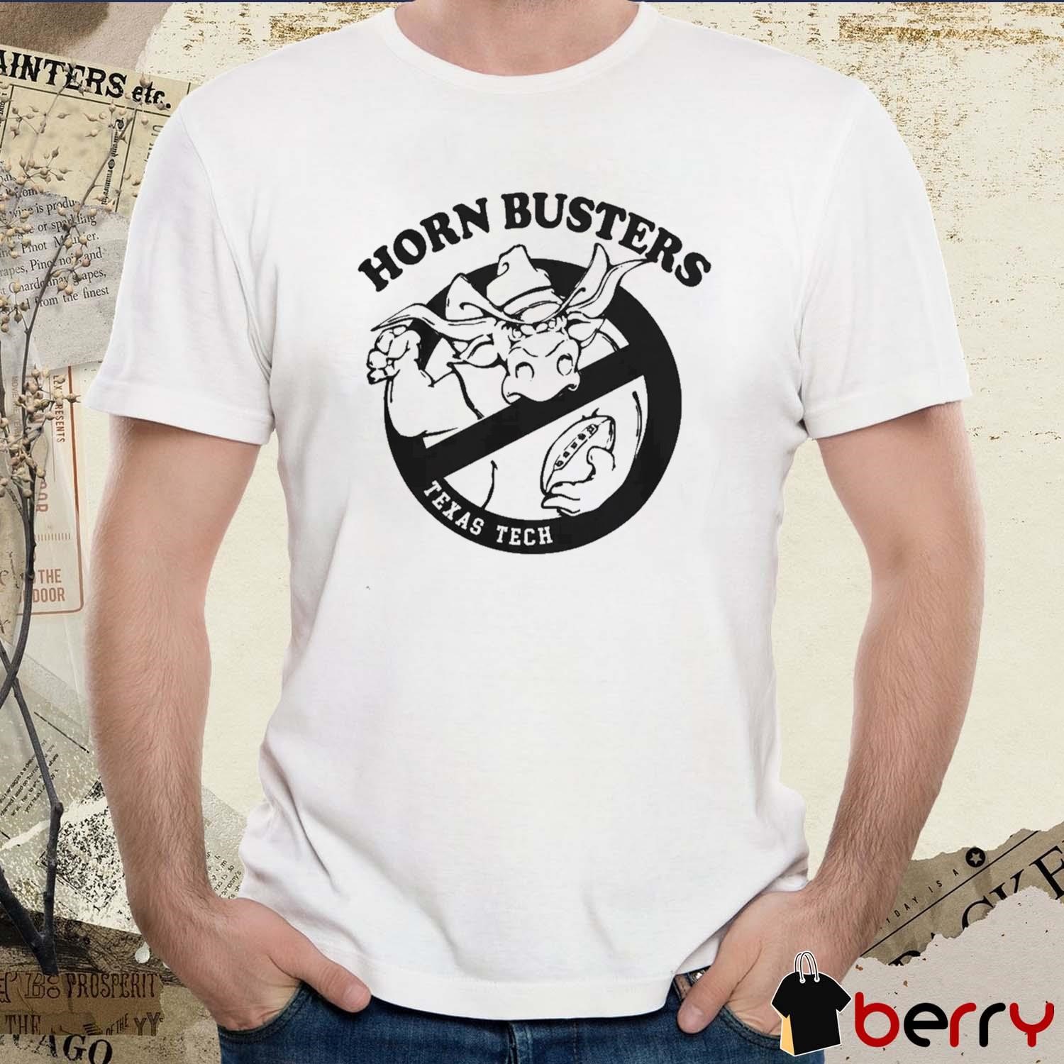 Horn Busters Texas Tech Red Raiders t-shirt, hoodie, sweater, long sleeve and tank top