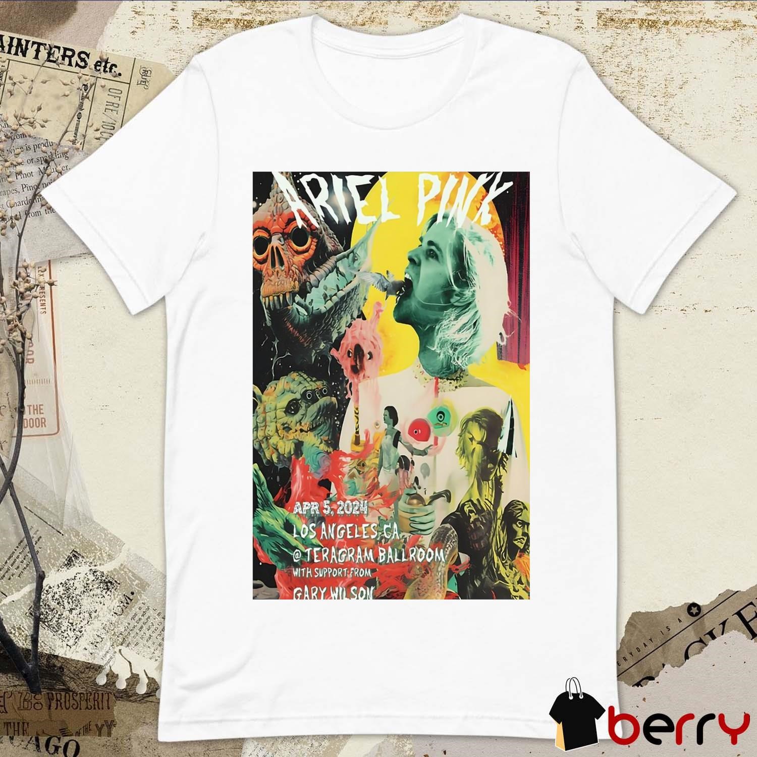 Ariel Pink The Teragram Ballroom Los Angeles, CA Apr 5 2024 poster t ...