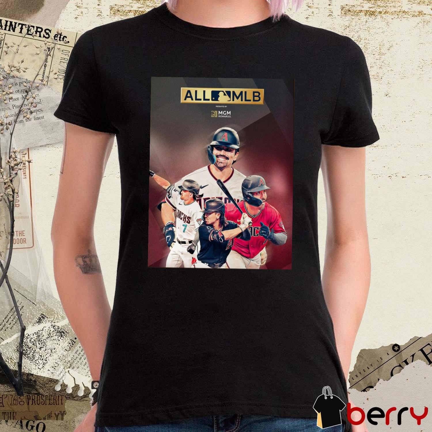 Congratulations To Corbin Carroll Wins All-MLB First Team Honors poster t-shirt, hoodie, sweater ...