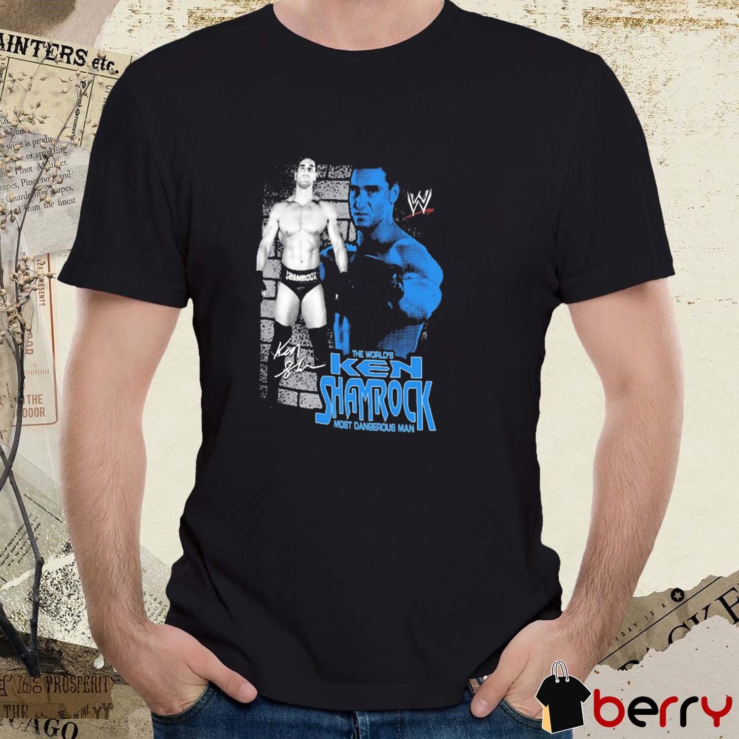 Ken Shamrock Ripple Junction The World's Most Dangerous Man signature t ...