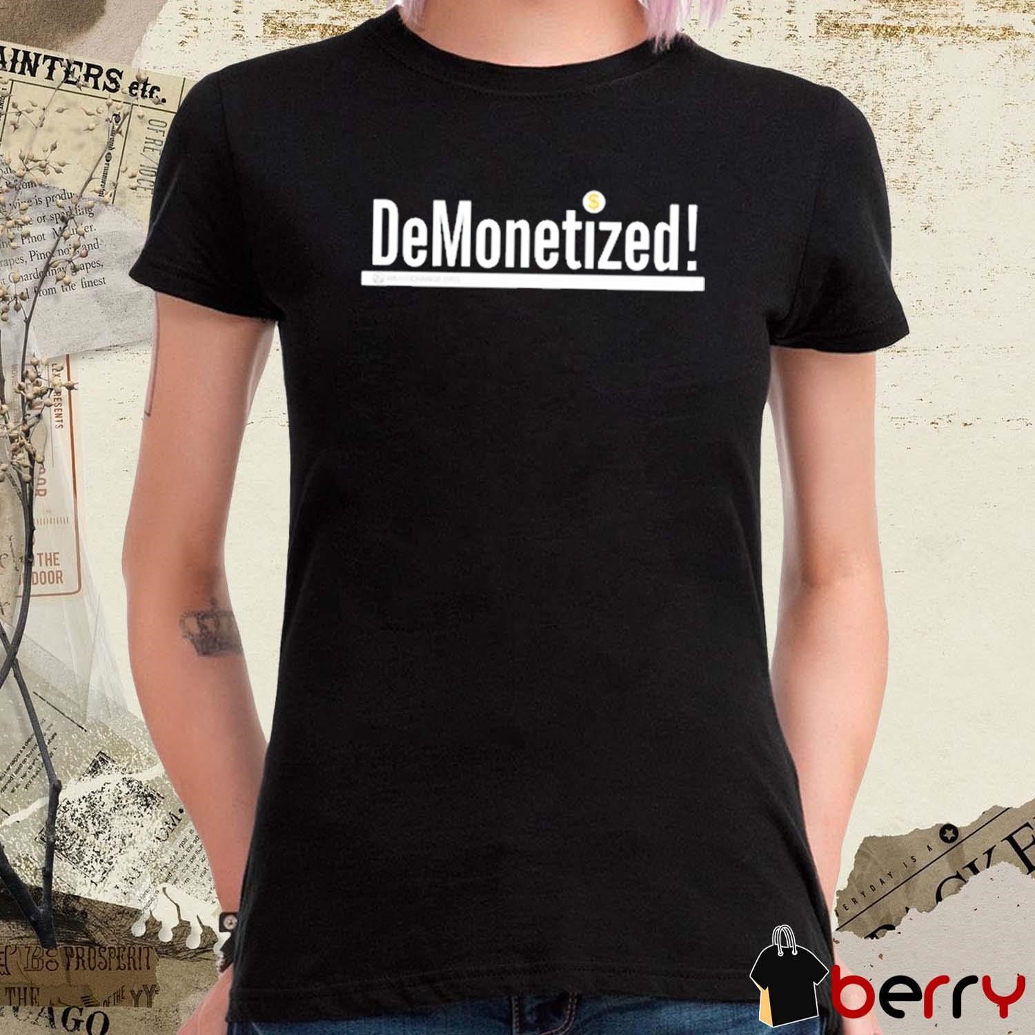 Luke Rudkowski Demonetized t-shirt, hoodie, sweater, long sleeve and ...