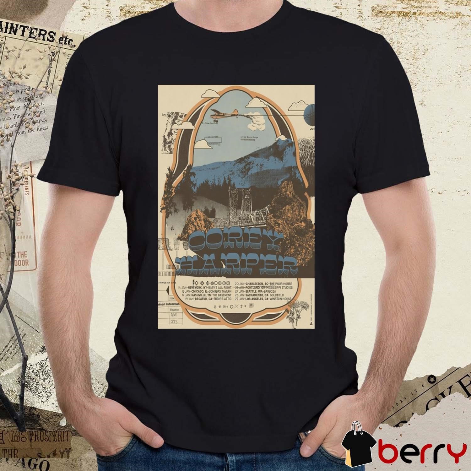 Poster Corey Harper Tour 24 t-shirt, hoodie, sweater, long sleeve and ...