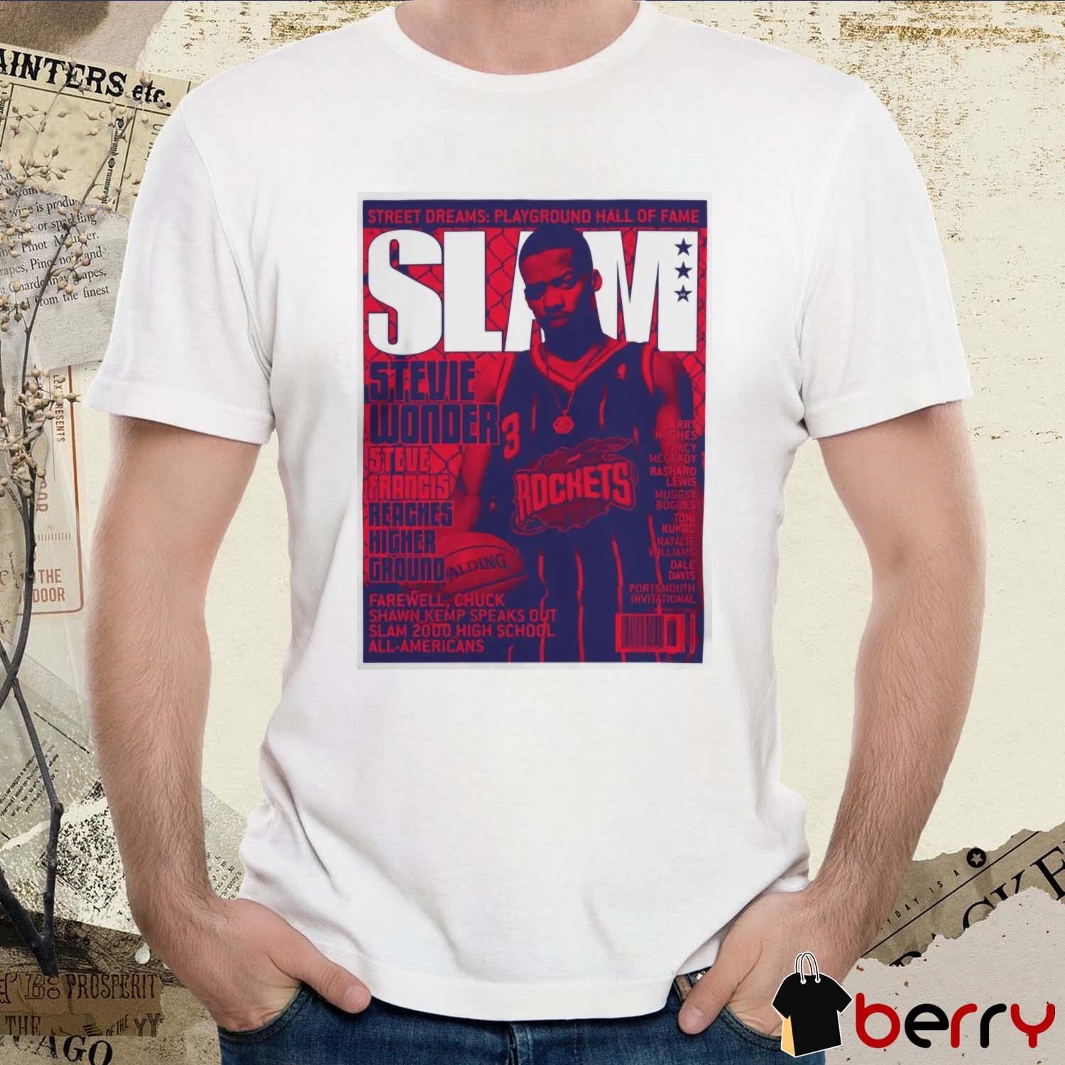 Steve Francis SLAM Rockets t-shirt, hoodie, sweater, long sleeve and ...