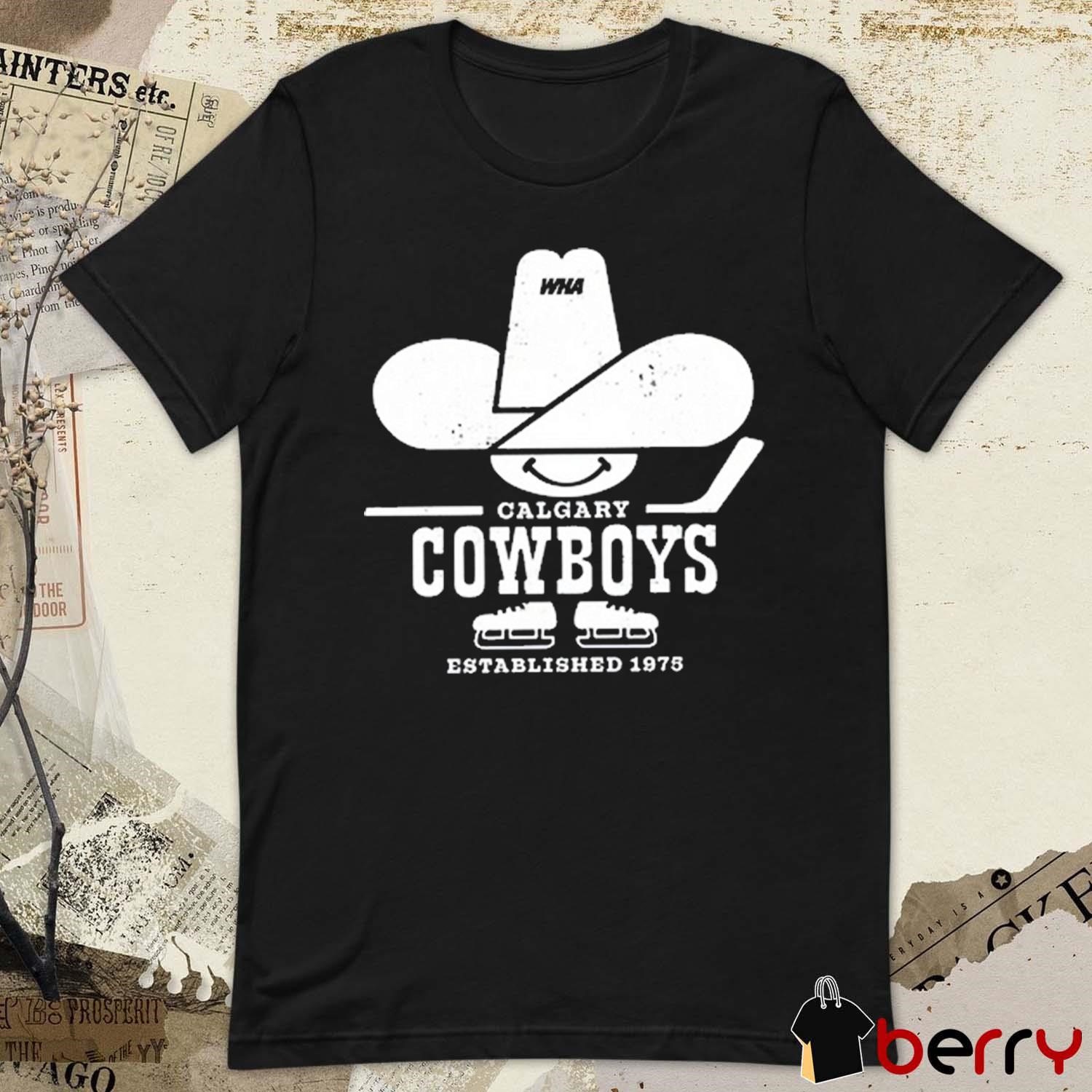 Calgary Cowboys Established 1975 t-shirt, hoodie, sweater, long sleeve ...