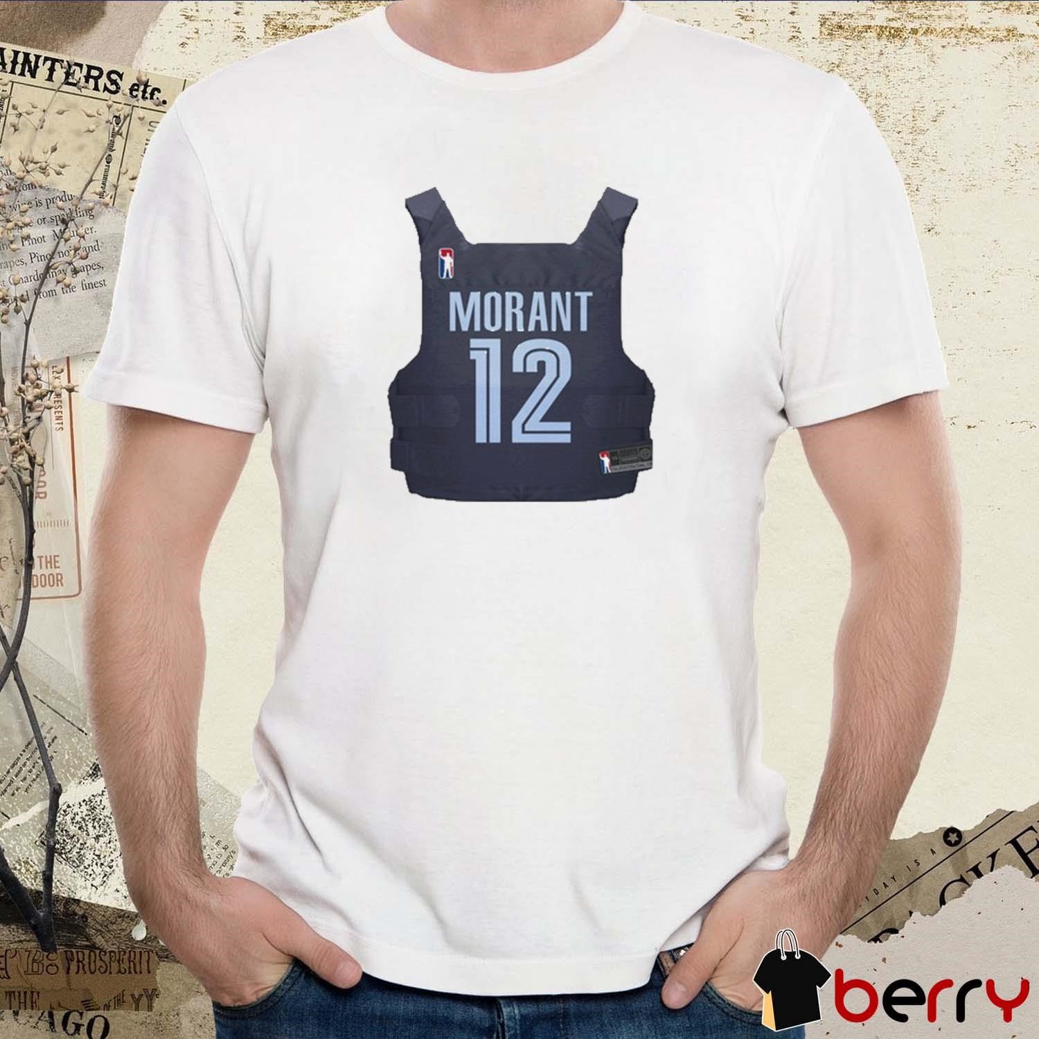 Ja Morant Bulletproof Vest Jersey t-shirt, hoodie, sweater, long sleeve ...