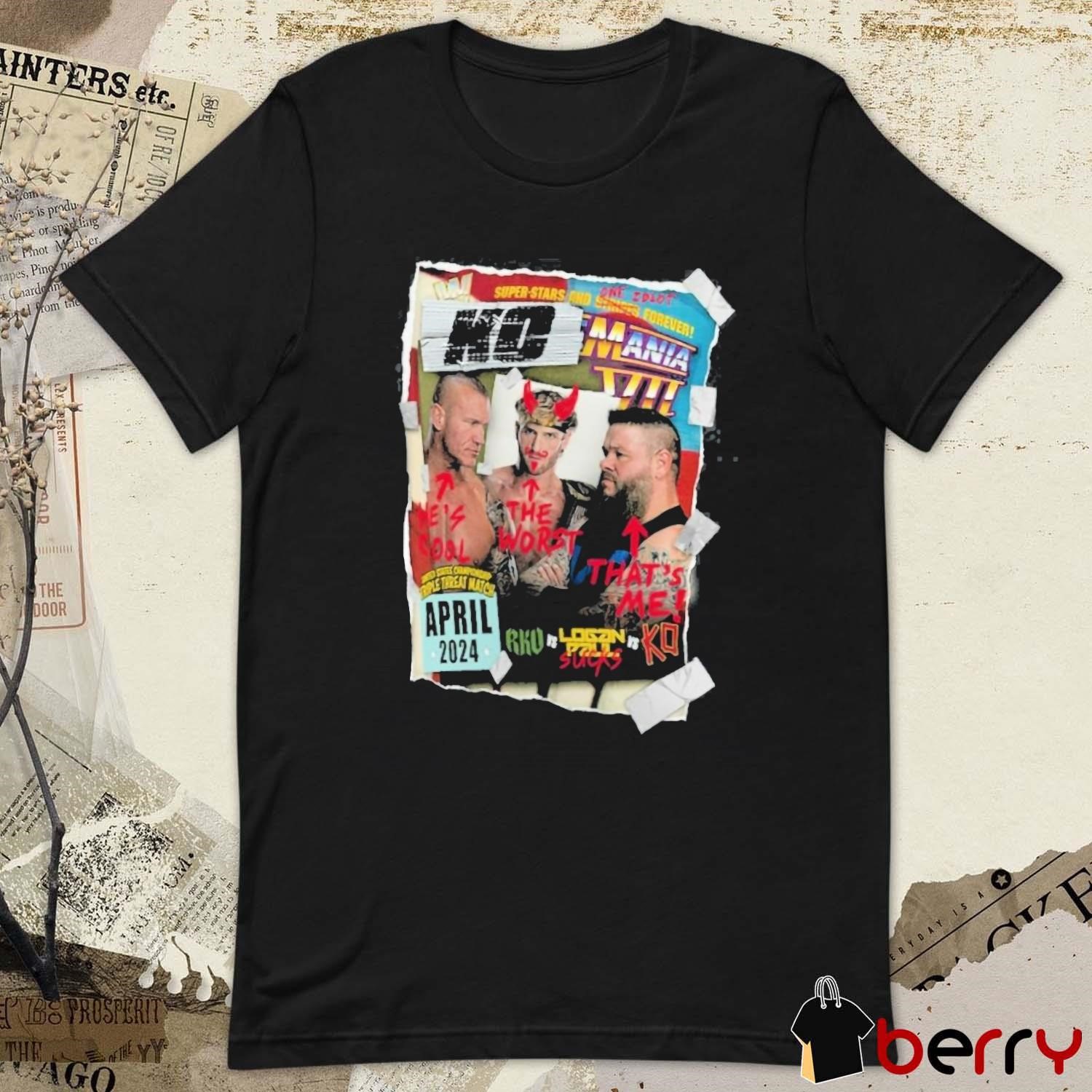 Kevin Owens Wrestlemania 40 Ko-Mania Vii t-shirt, hoodie, sweater, long sleeve and tank top