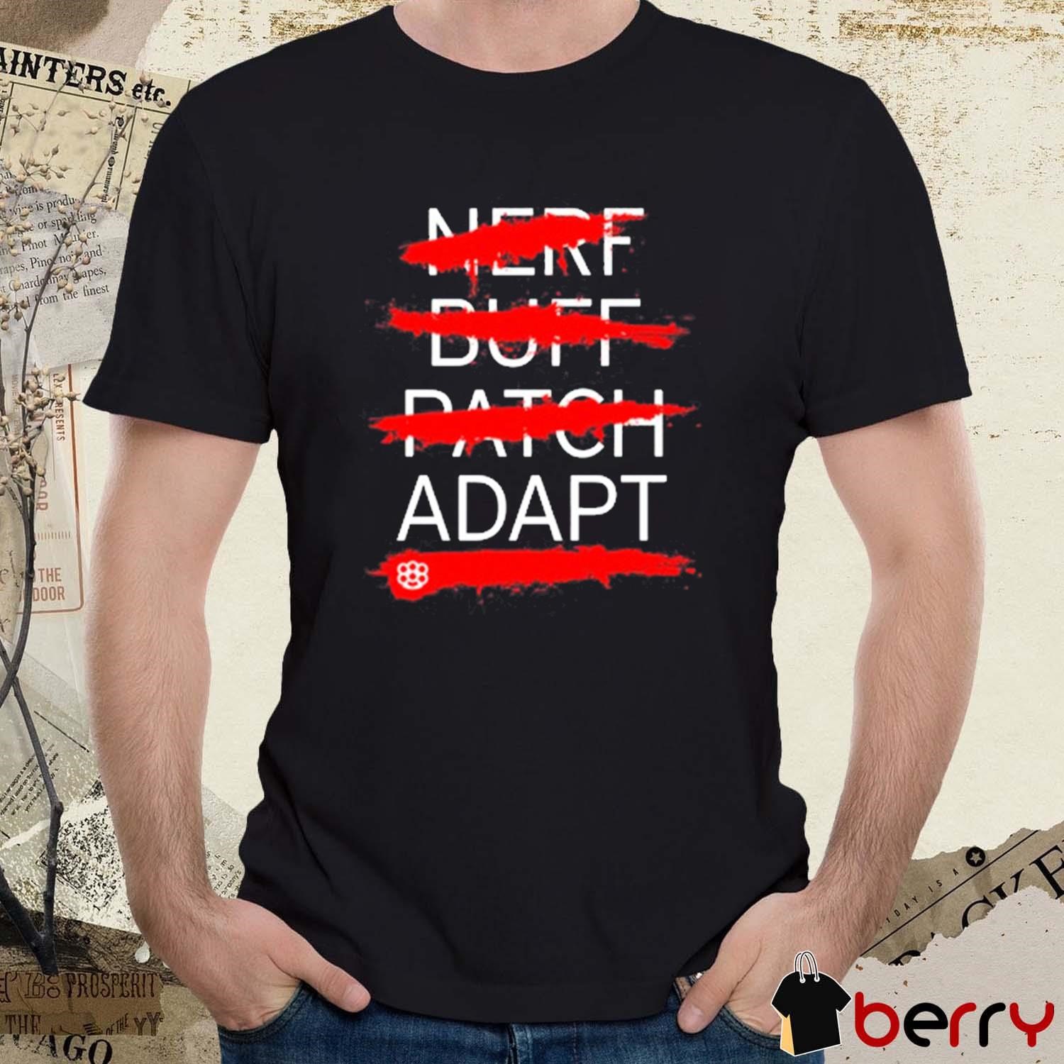 Nerf Buff Patch Adapt t-shirt, hoodie, sweater, long sleeve and tank top
