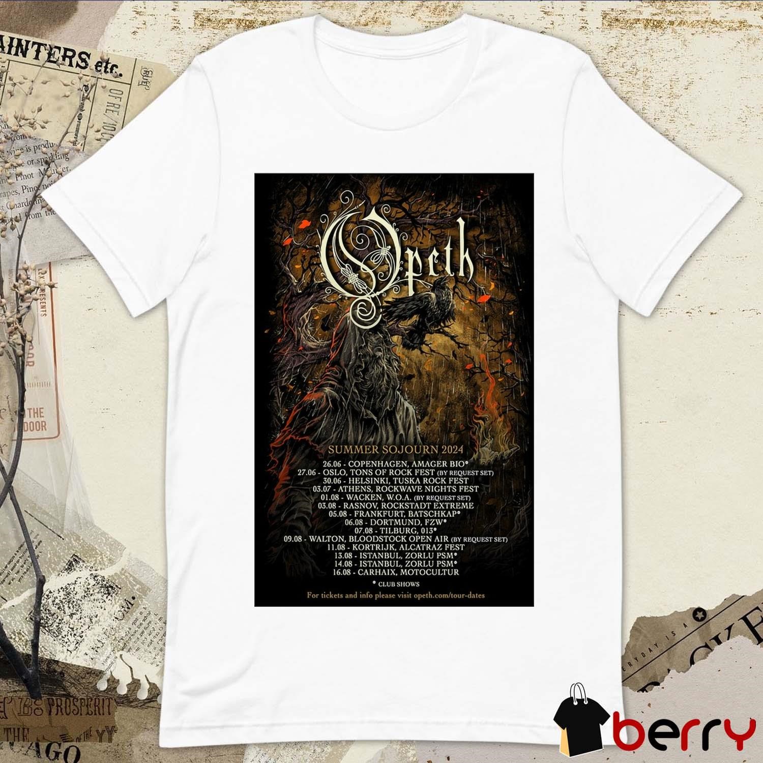 Top Opeth Quotes Official Poster Opeth North American Tour 2024