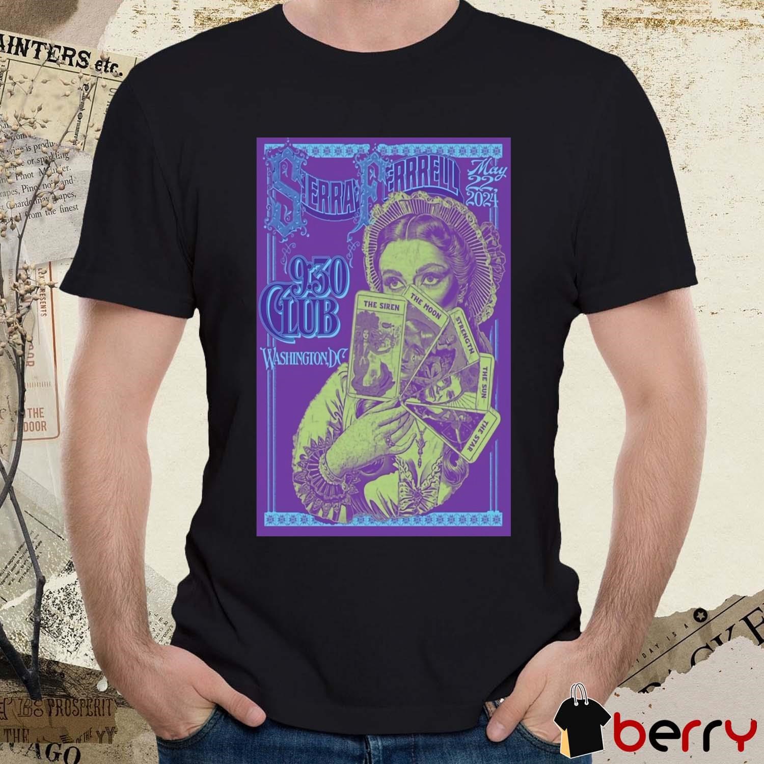 Sierra Ferrell May 22 2024 9-30 Club Washington D.C Poster t-shirt ...