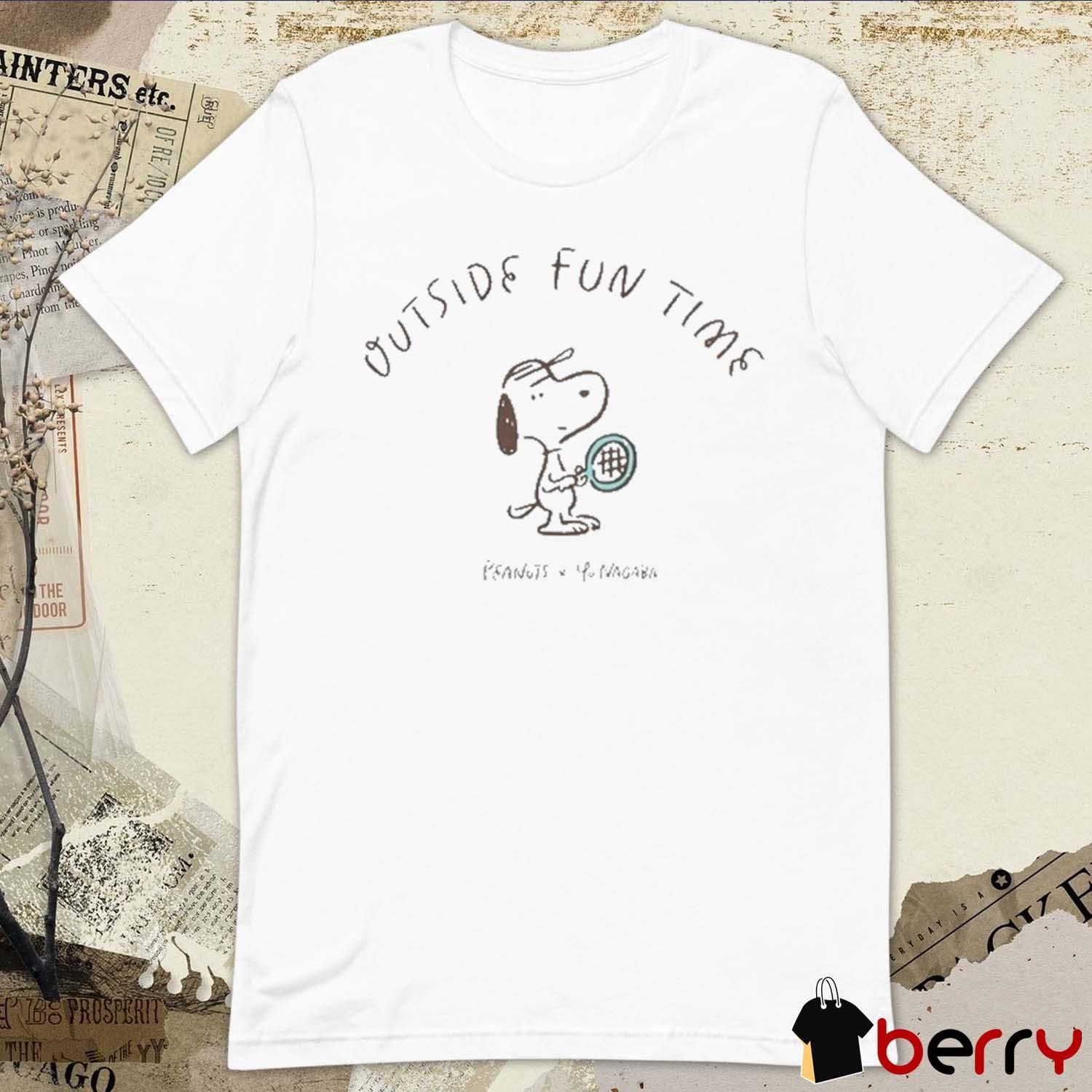 Snoopy Outside Fun Time t-shirt, hoodie, sweater, long sleeve and tank top