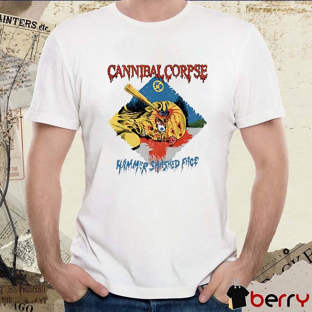Official Cannibal Corpse Hammer Smashed Face T Shirt Hoodie Sweater