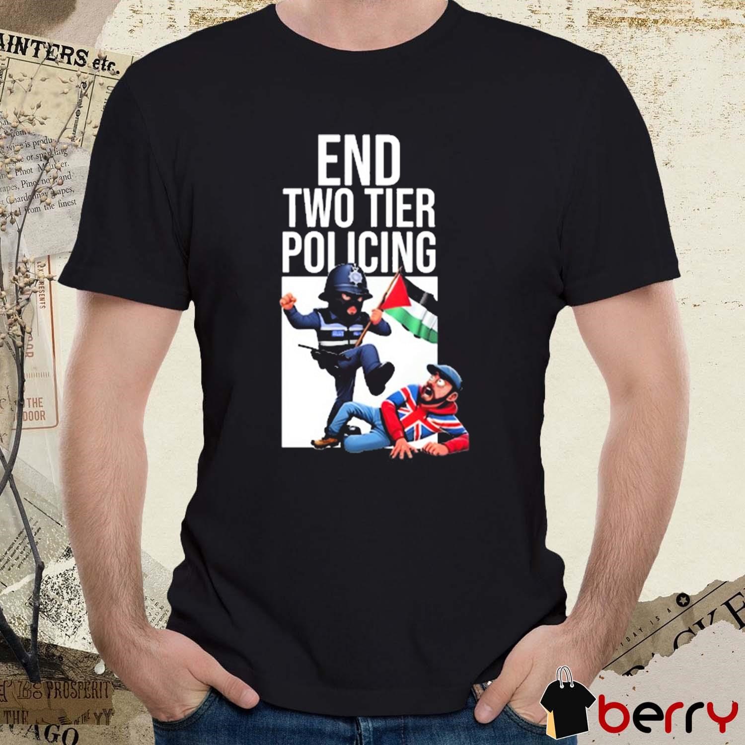Official Danny Roscoe End Two Tier Policing t-shirt, hoodie, sweater ...