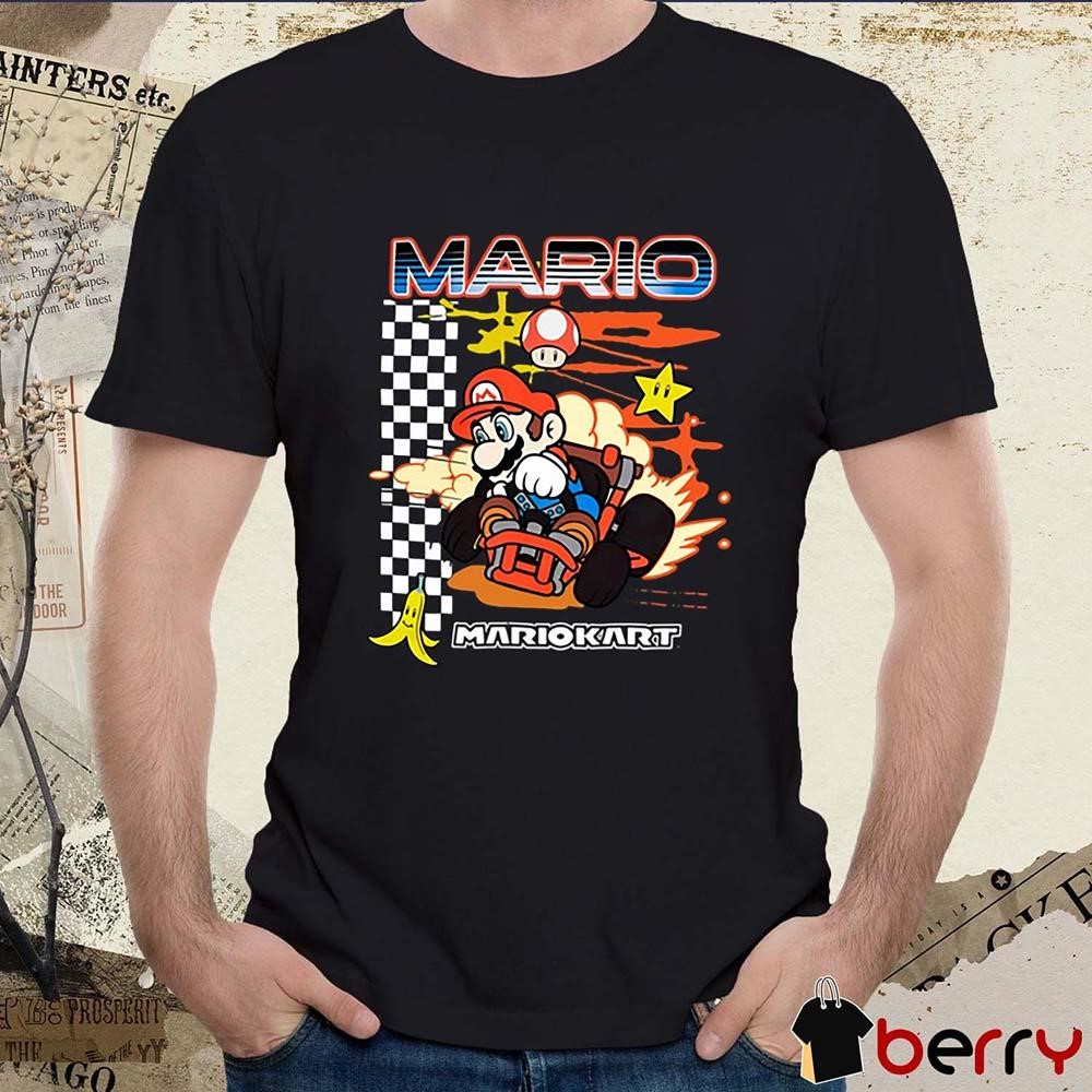 Official Mario Kart Racing Finish Line 2024 t-shirt, hoodie, sweater ...