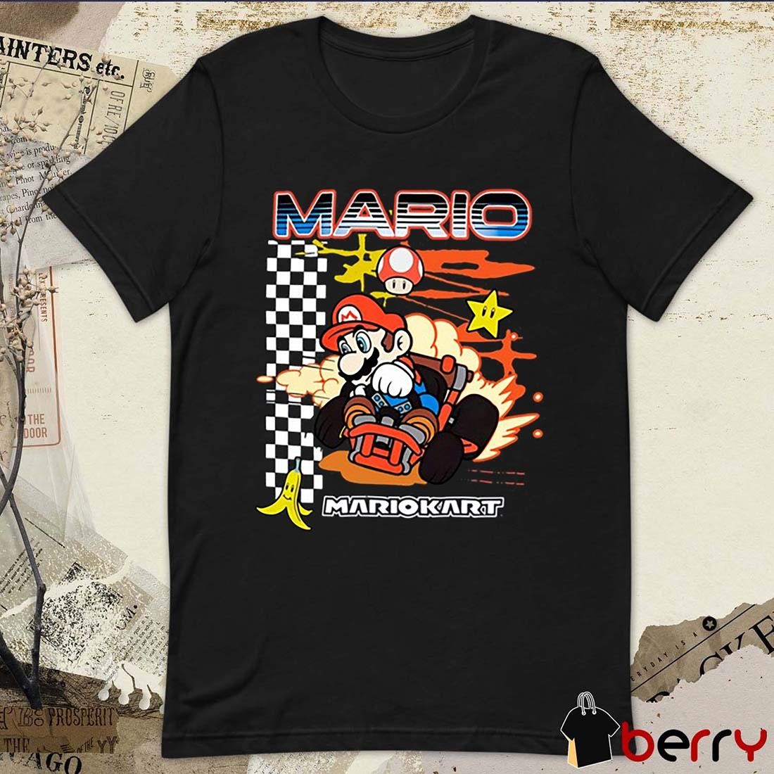 Official Mario Kart Racing Finish Line 2024 t-shirt, hoodie, sweater ...