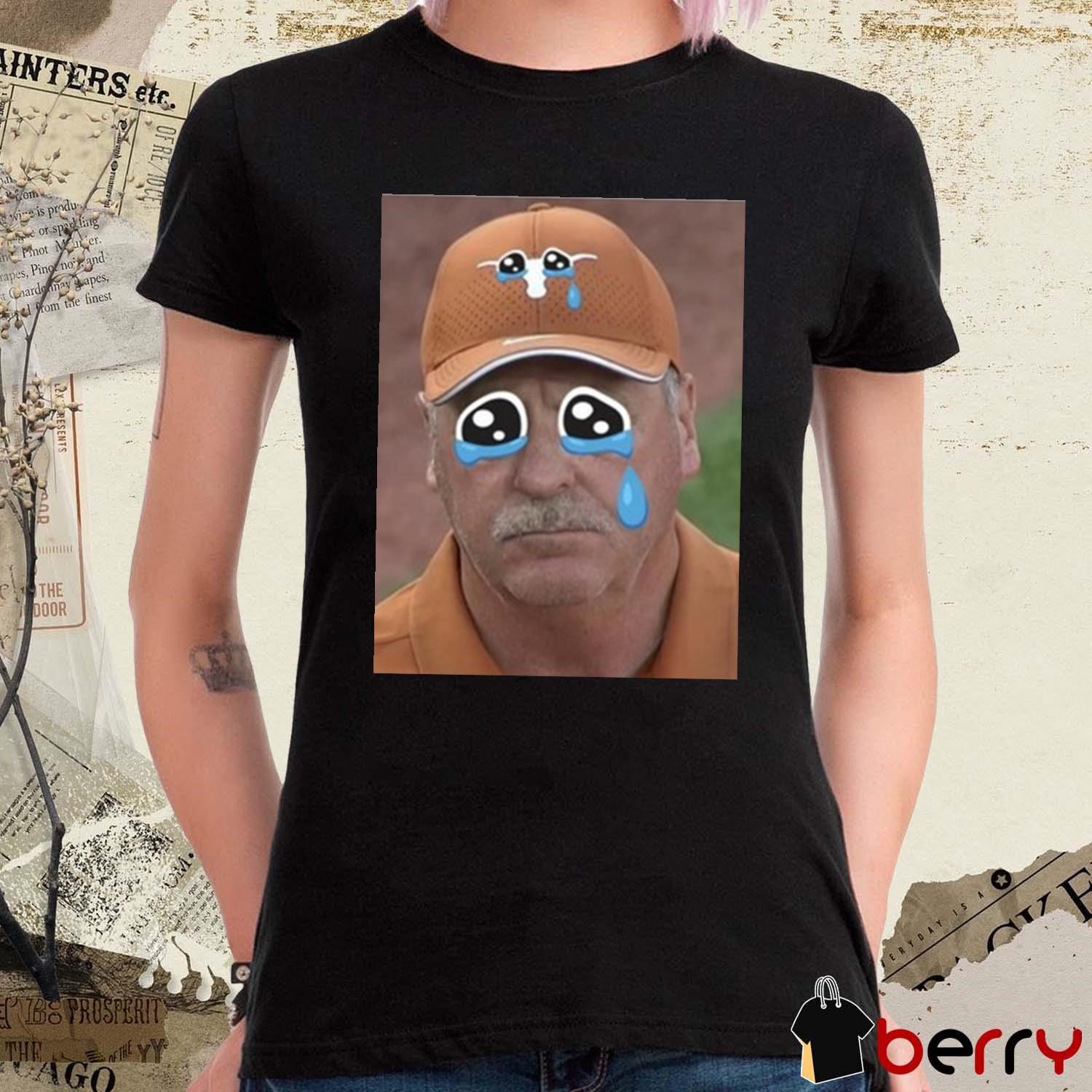 Official NCAA Texas Longhorns Coach Mike White Crying meme t-shirt ...