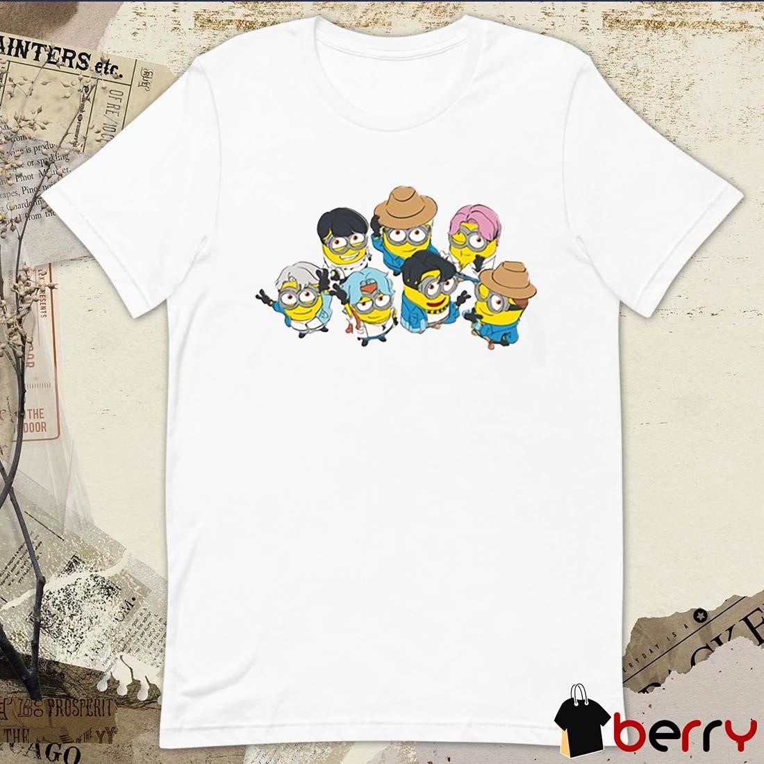 Official New BTS X Despicable Me 4 2024 t-shirt, hoodie, sweater, long ...