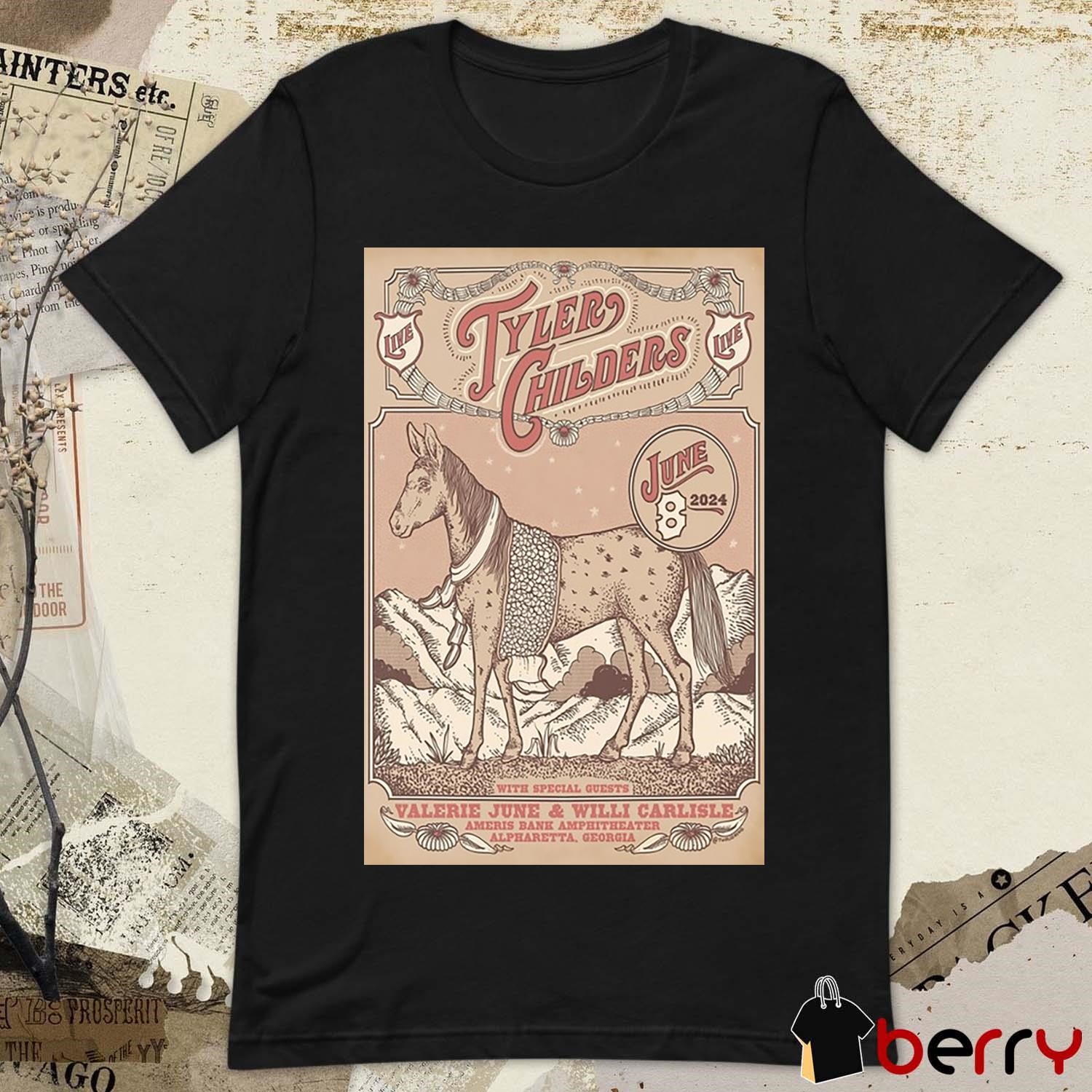 Official Poster Tyler Childers Show At Ameris Bank Amphitheater On June ...