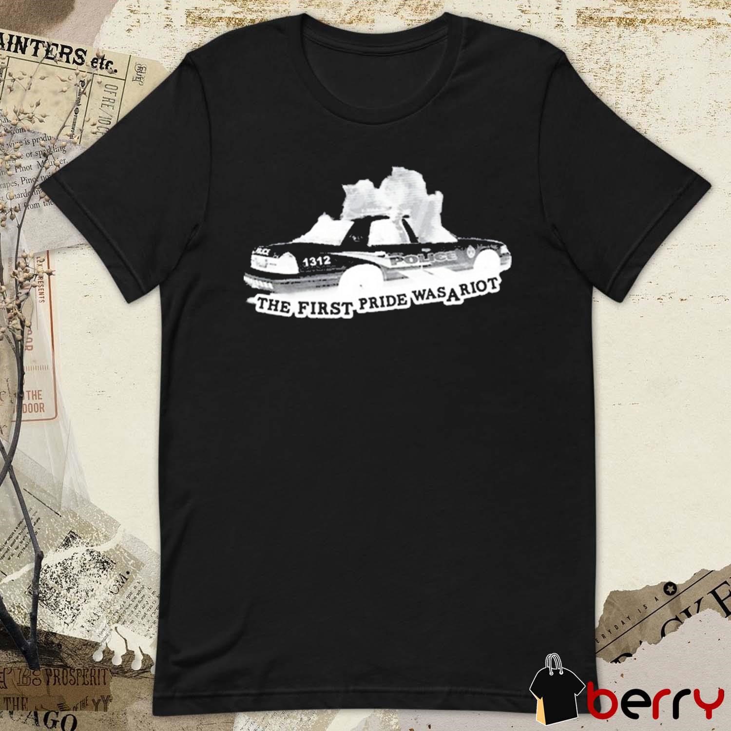 Official The First Pride Was A Riot 1312 Police t-shirt, hoodie ...