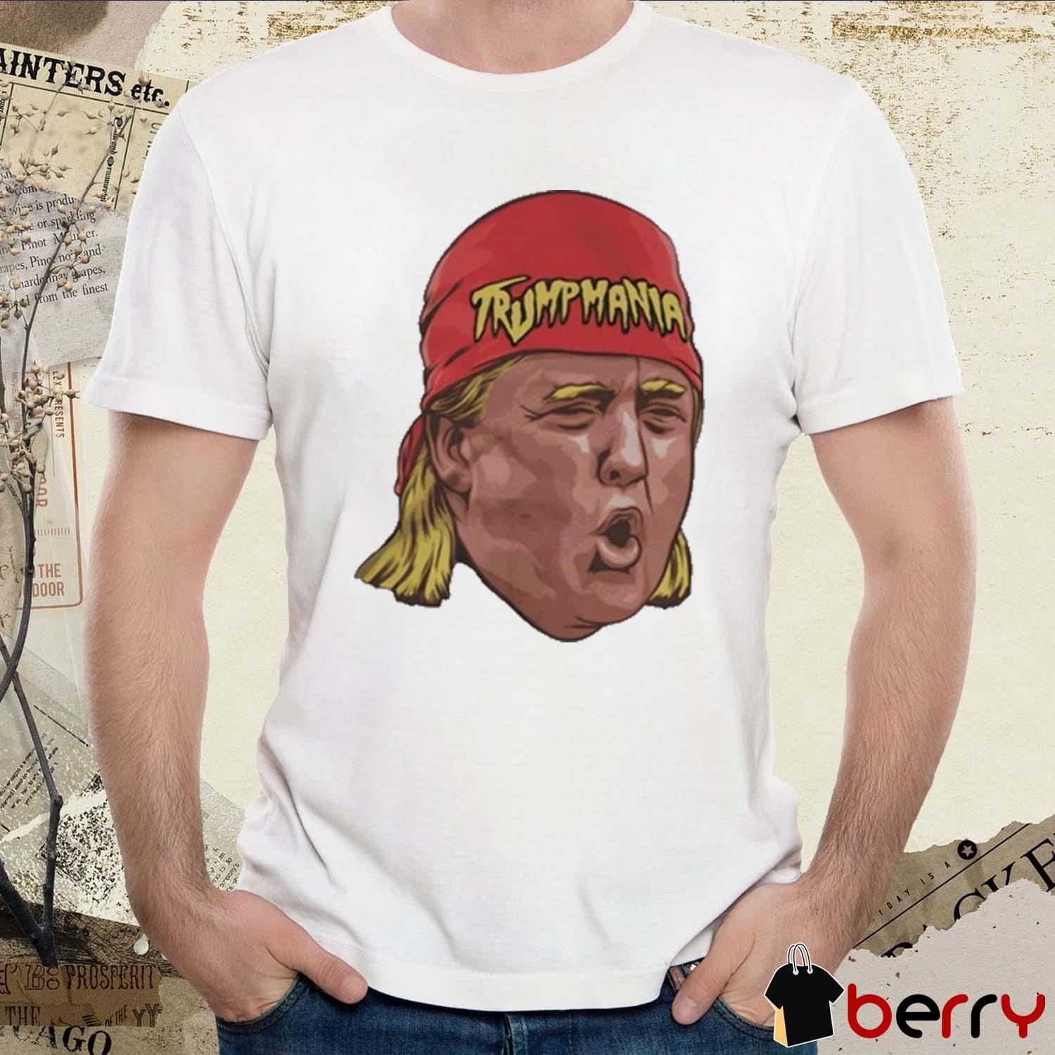 Official Hulk Hogan Trumpmania Wrestling Painting t-shirt, hoodie ...