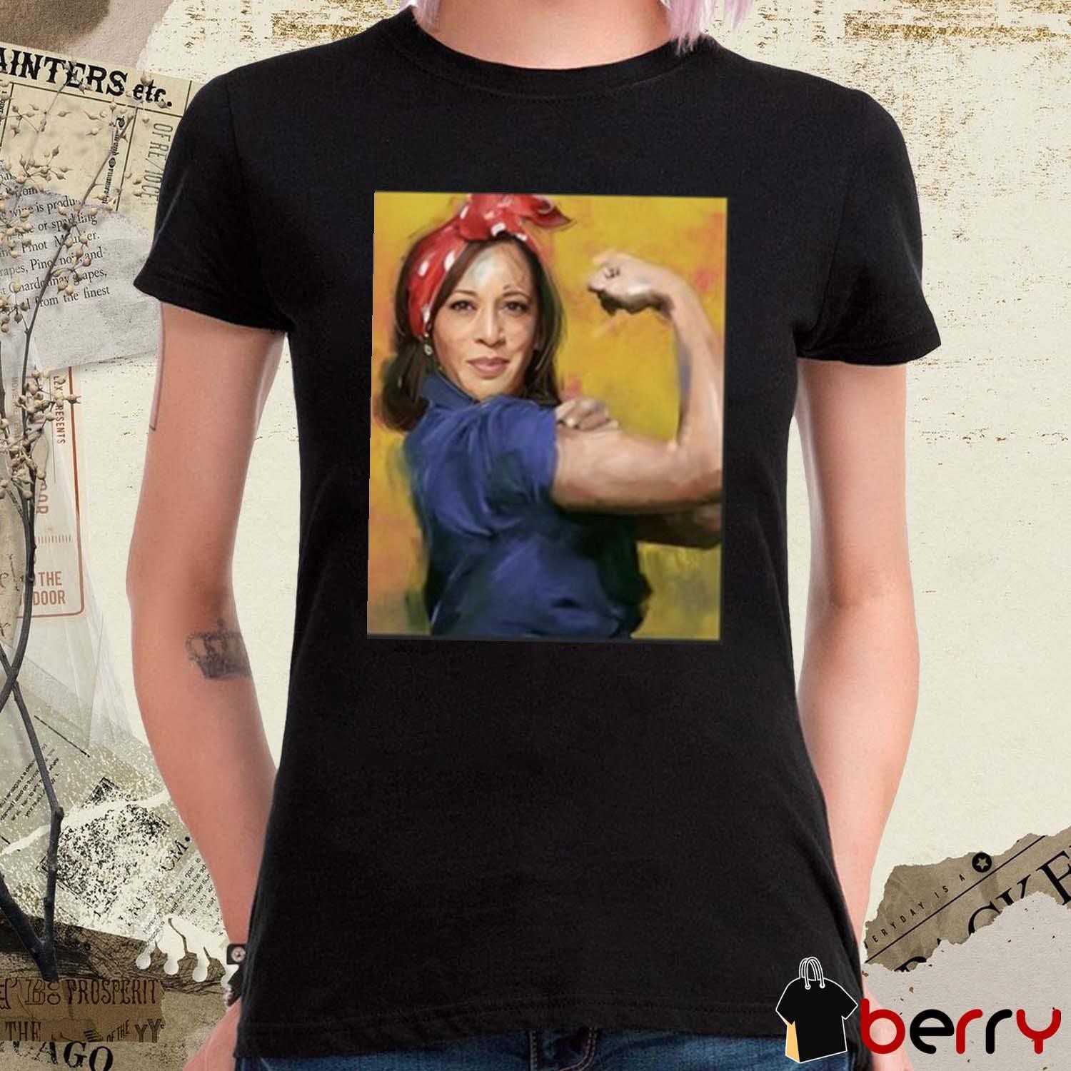 Official Kamala Harris Rosie The Riveter Retro 2024 t-shirt, hoodie ...