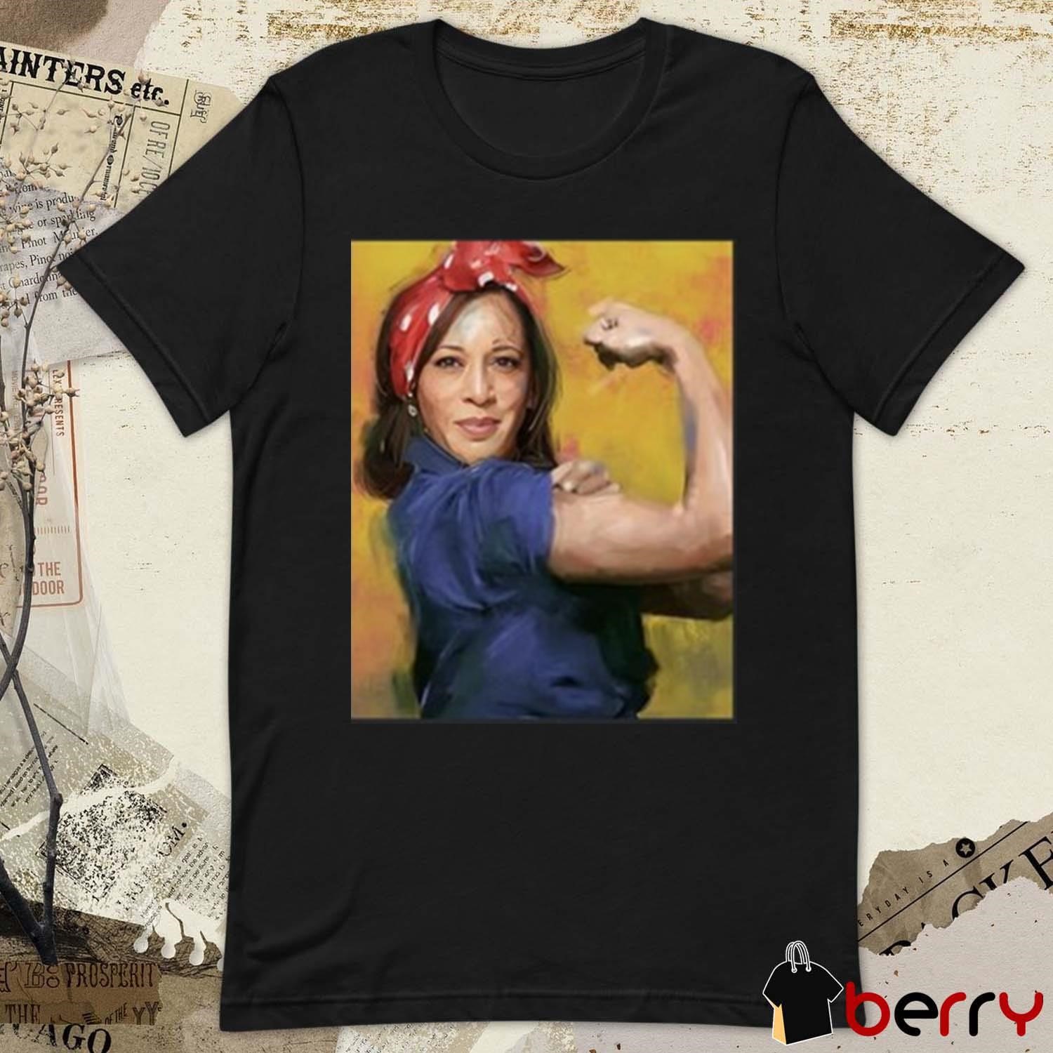 Official Kamala Harris Rosie The Riveter Retro 2024 t-shirt, hoodie ...