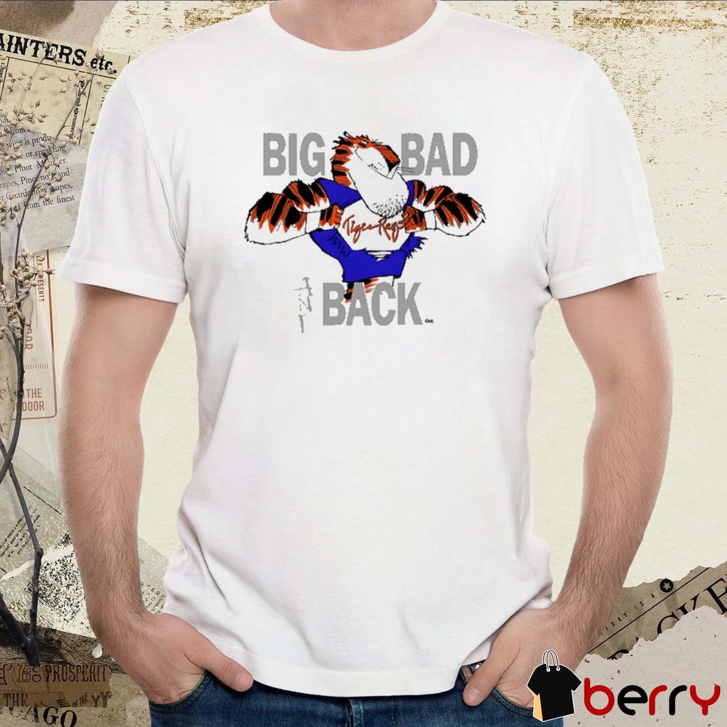 Official The Tiger Rags Big Bad And Back Painting t-shirt, hoodie ...