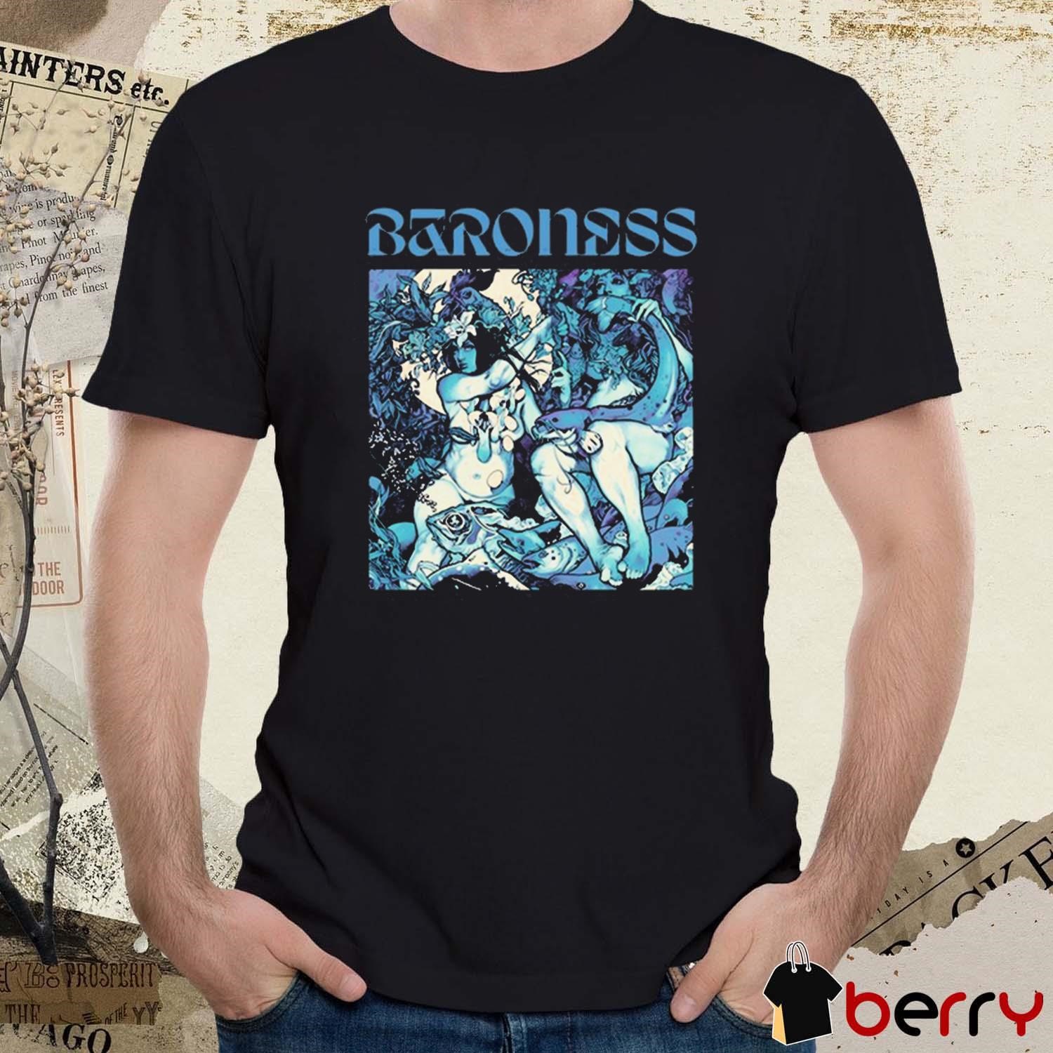 Official Baroness Blue Record Painting 2024 t-shirt, hoodie, sweater ...