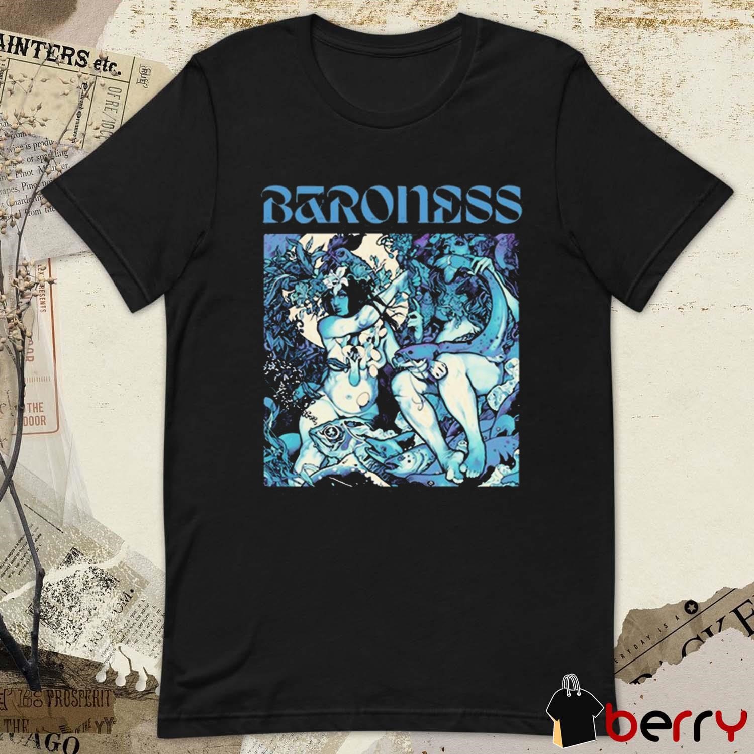 Official Baroness Blue Record Painting 2024 t-shirt, hoodie, sweater ...