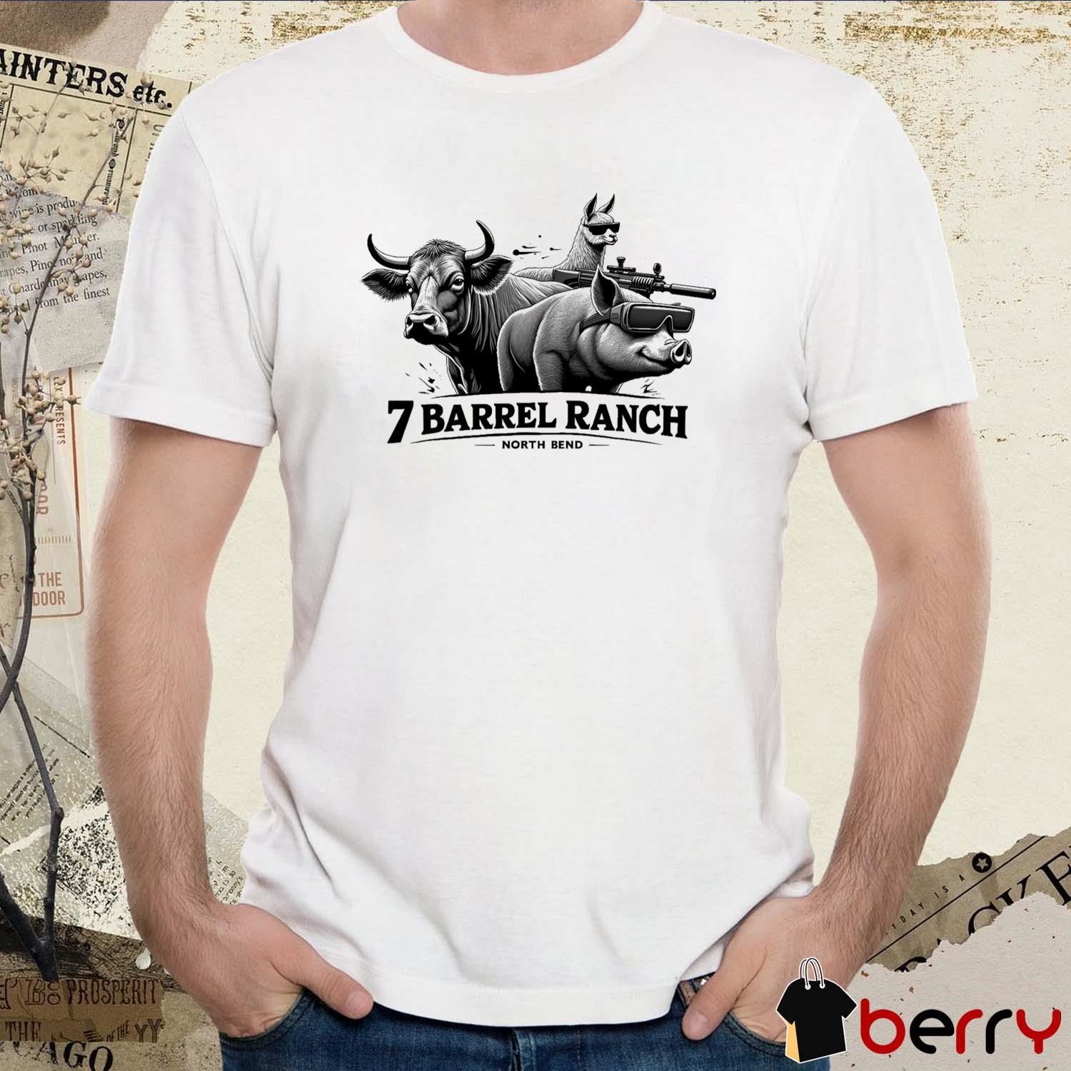 Official Dale Stark 3 Barrel Ranch North Bend Painting t-shirt, hoodie ...