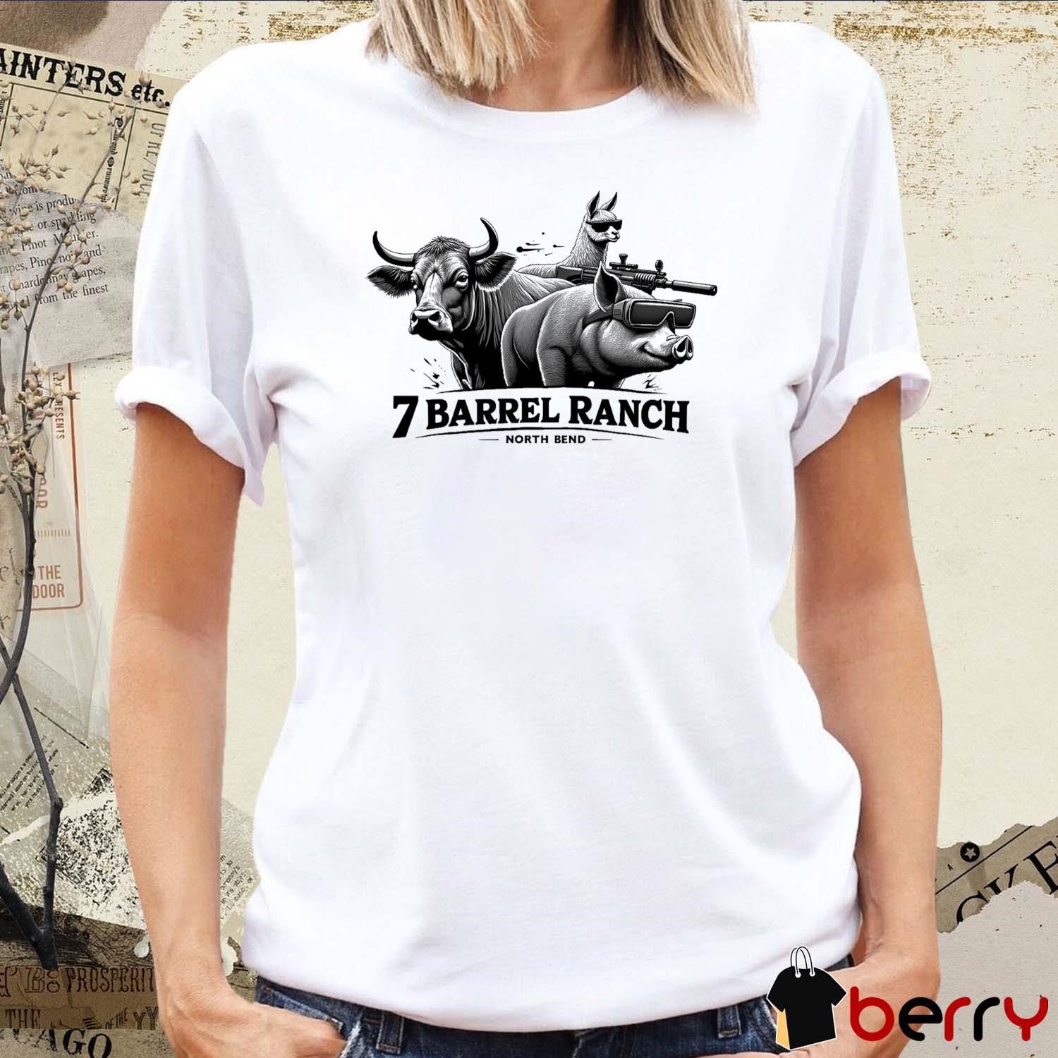 Official Dale Stark 3 Barrel Ranch North Bend Painting t-shirt, hoodie ...