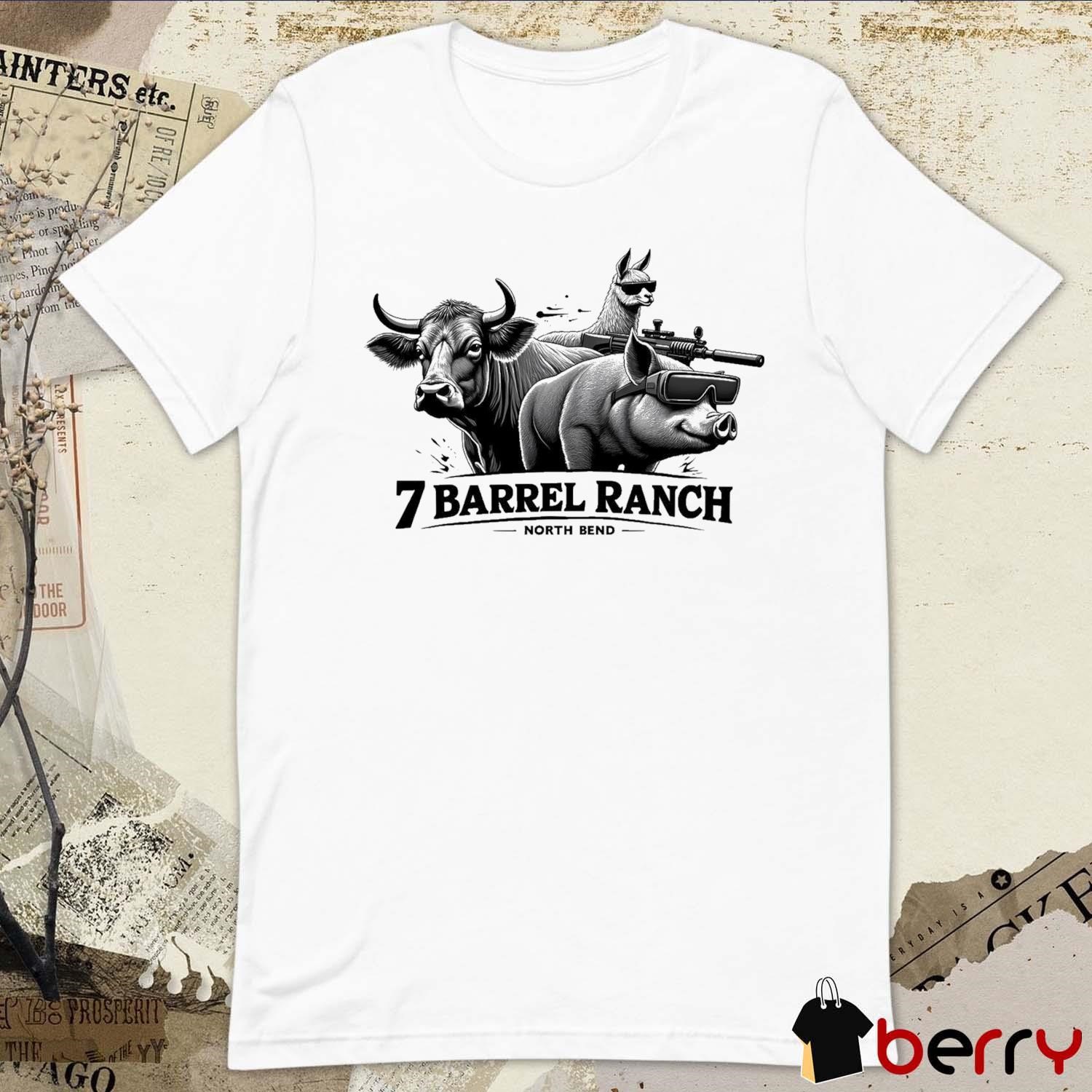 Official Dale Stark 3 Barrel Ranch North Bend Painting t-shirt, hoodie ...