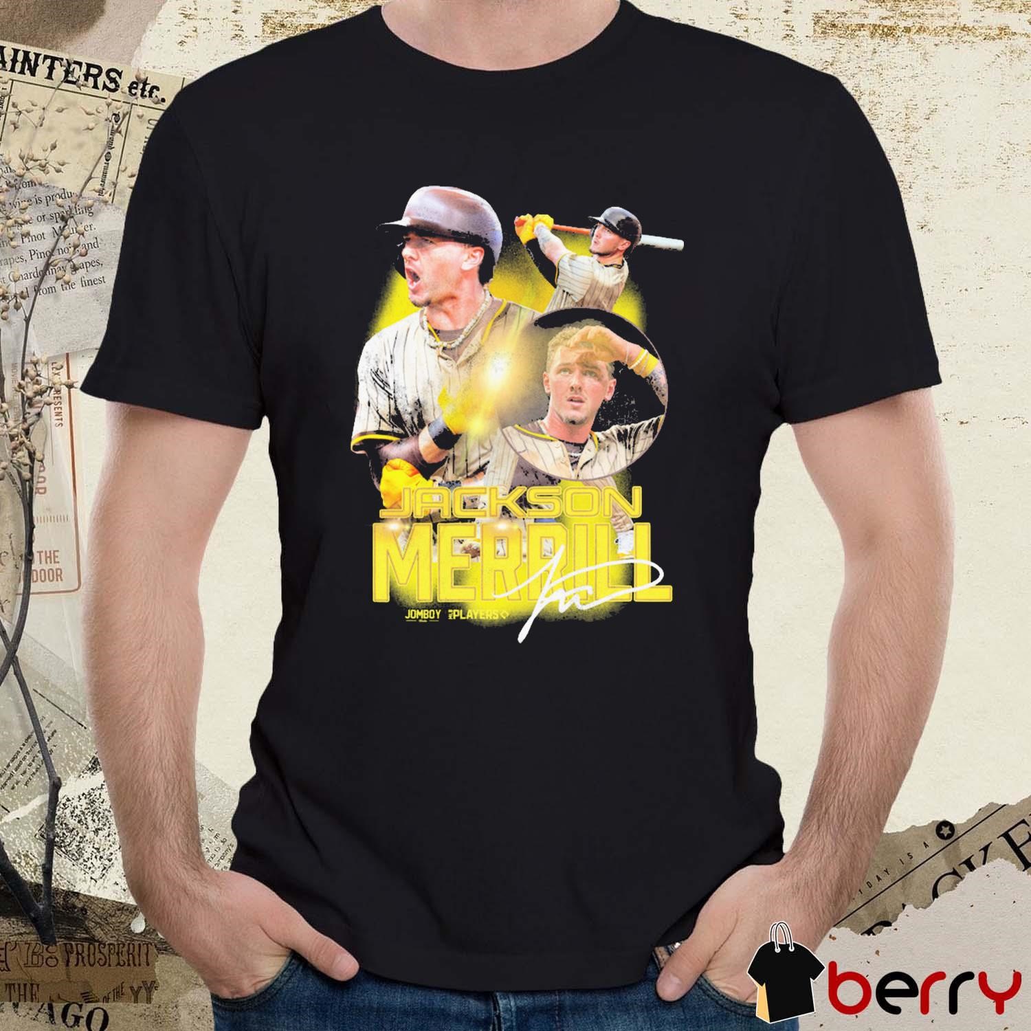 Official Jackson Merrill San Diego Padres Signature Jomboy Media t ...