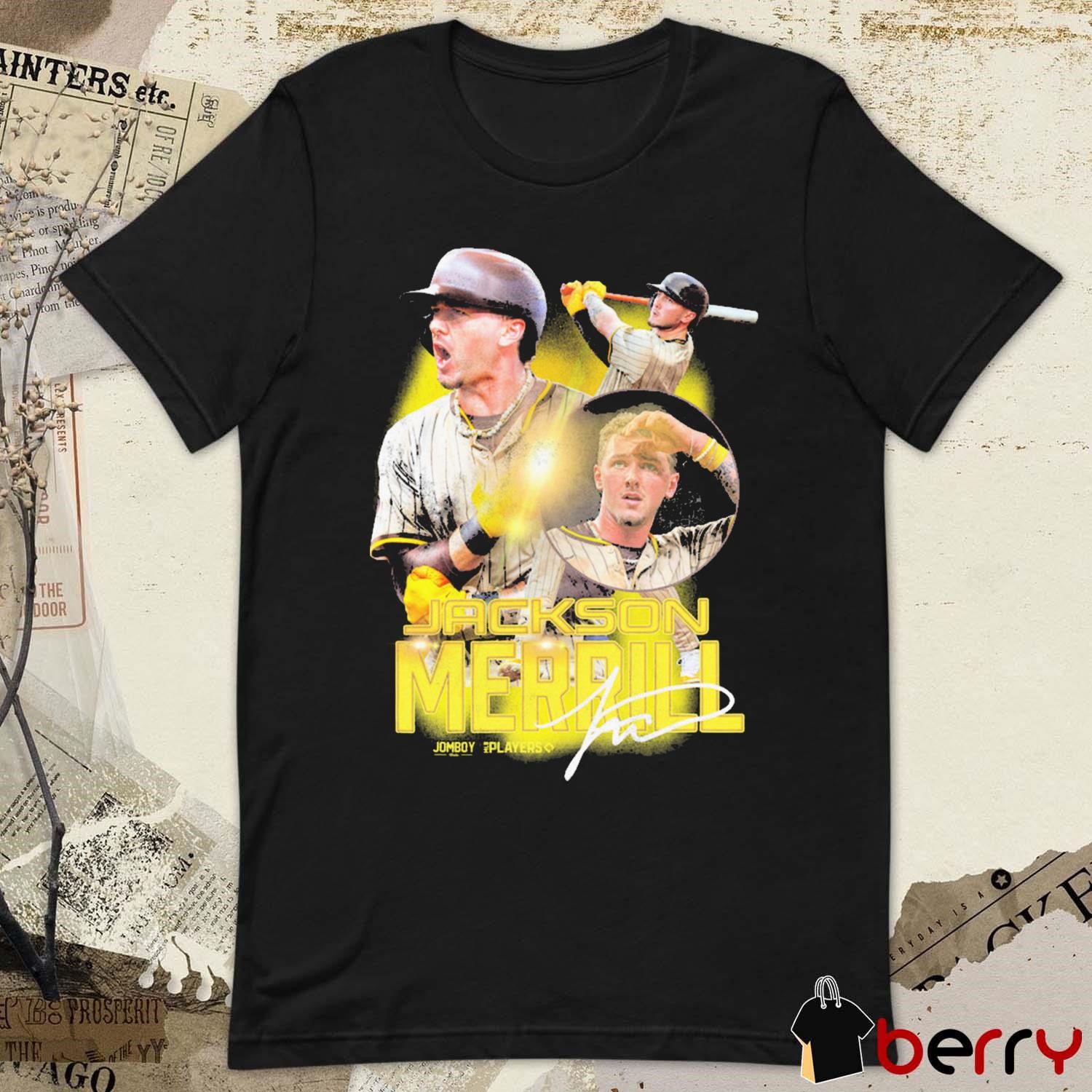 Official Jackson Merrill San Diego Padres Signature Jomboy Media t ...