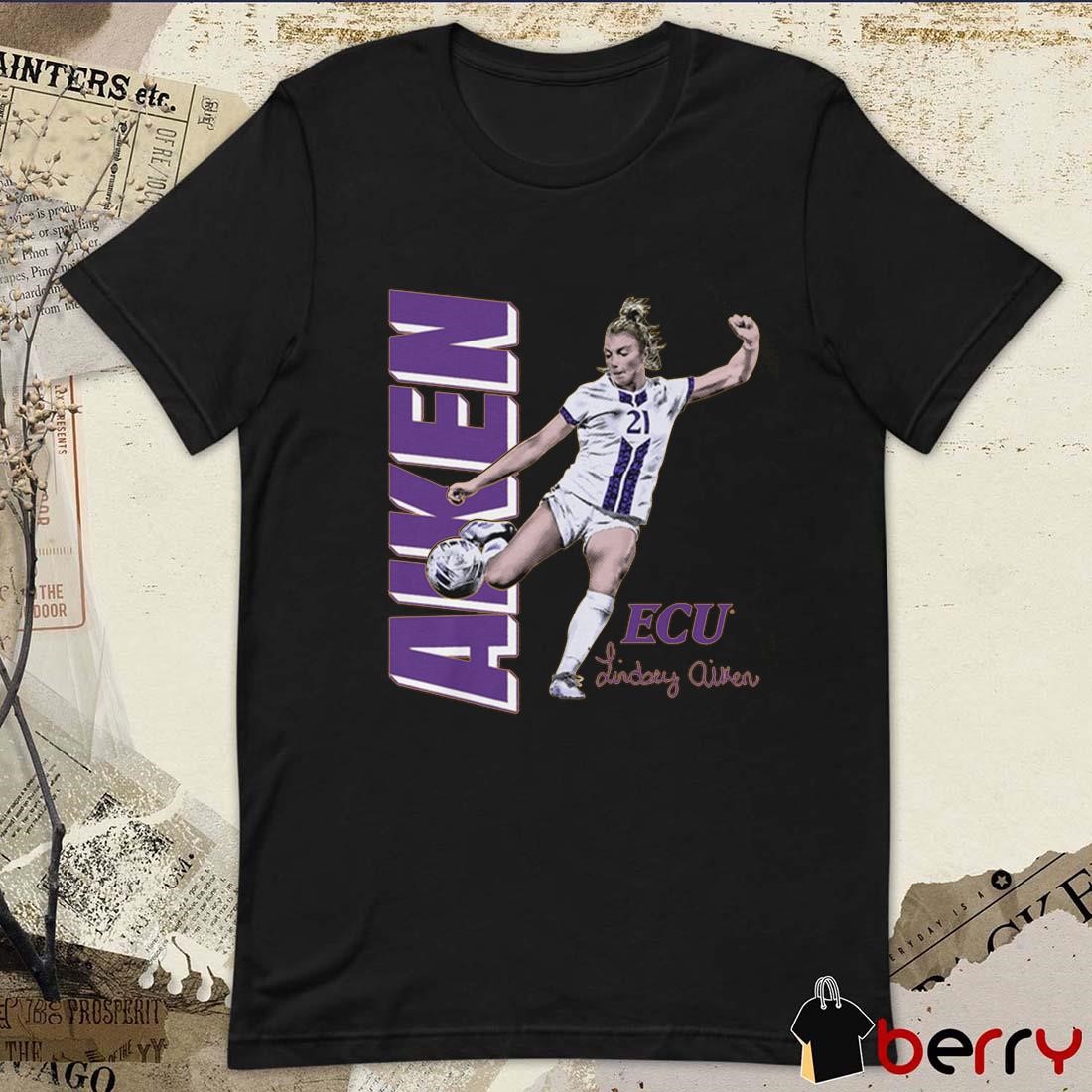 Official Lindsey Aiken ECU East Carolina University Cartoon Signature t ...