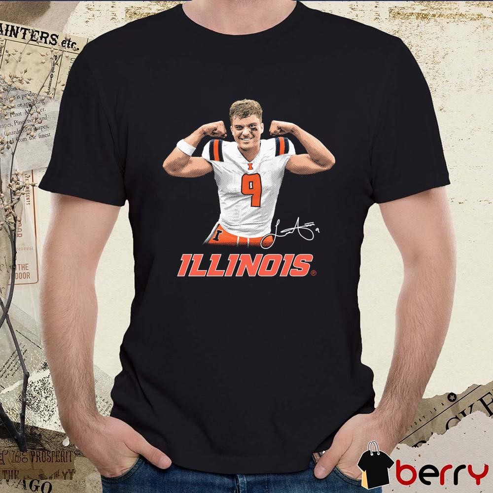 Official Luke Altmyer Illinois Fighting Illini Flex Signature t-shirt ...