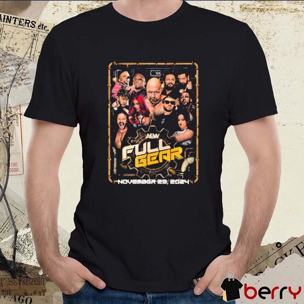 Official AEW Full Gear November 23 2024 Poster t-shirt, hoodie, sweater ...