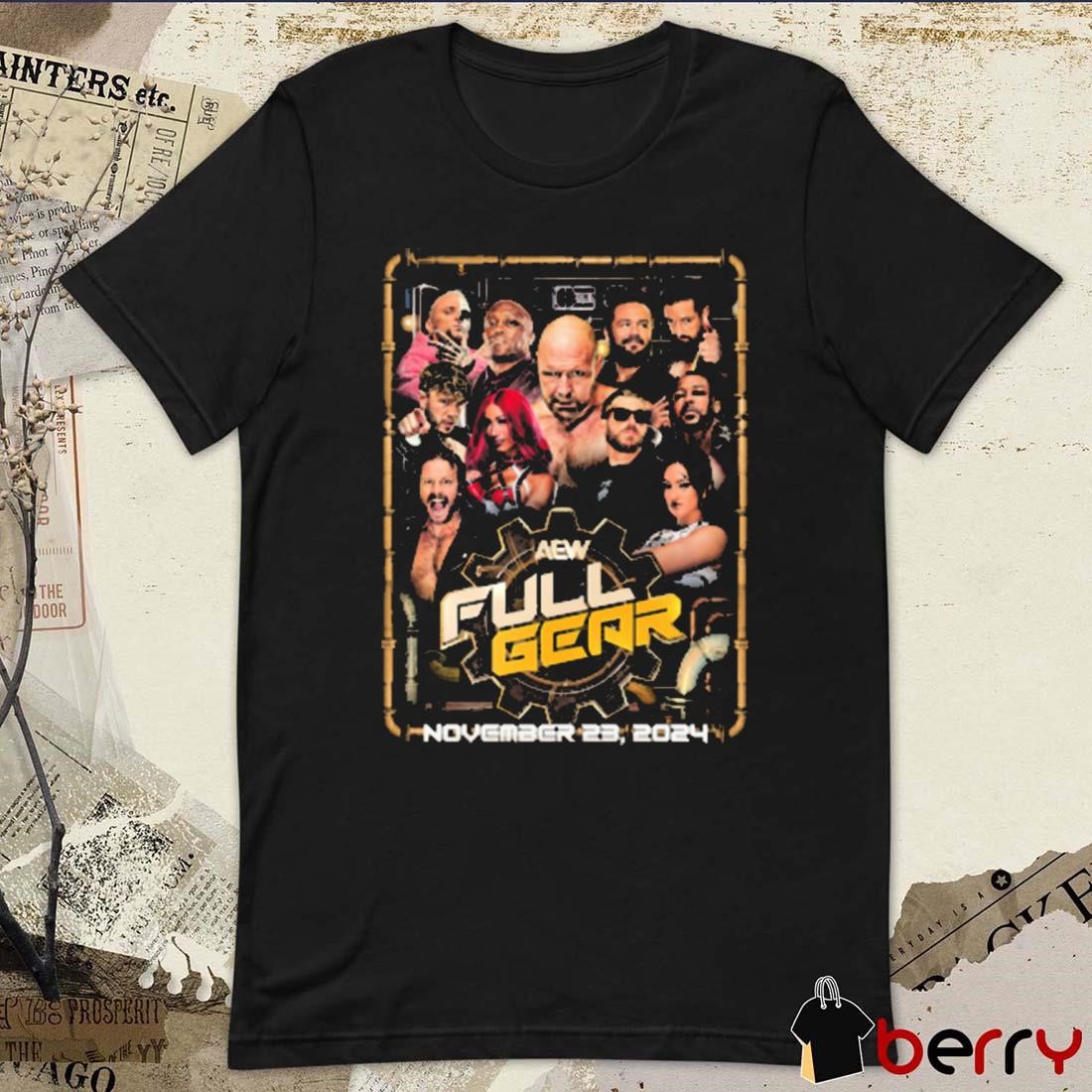 Official AEW Full Gear November 23 2024 Poster t-shirt, hoodie, sweater, long sleeve and tank top