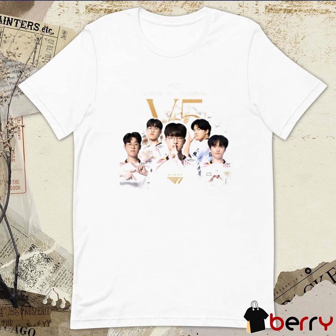 Official SKT T1 League Of Legends Worlds 2024 Champions Our Time Our ...