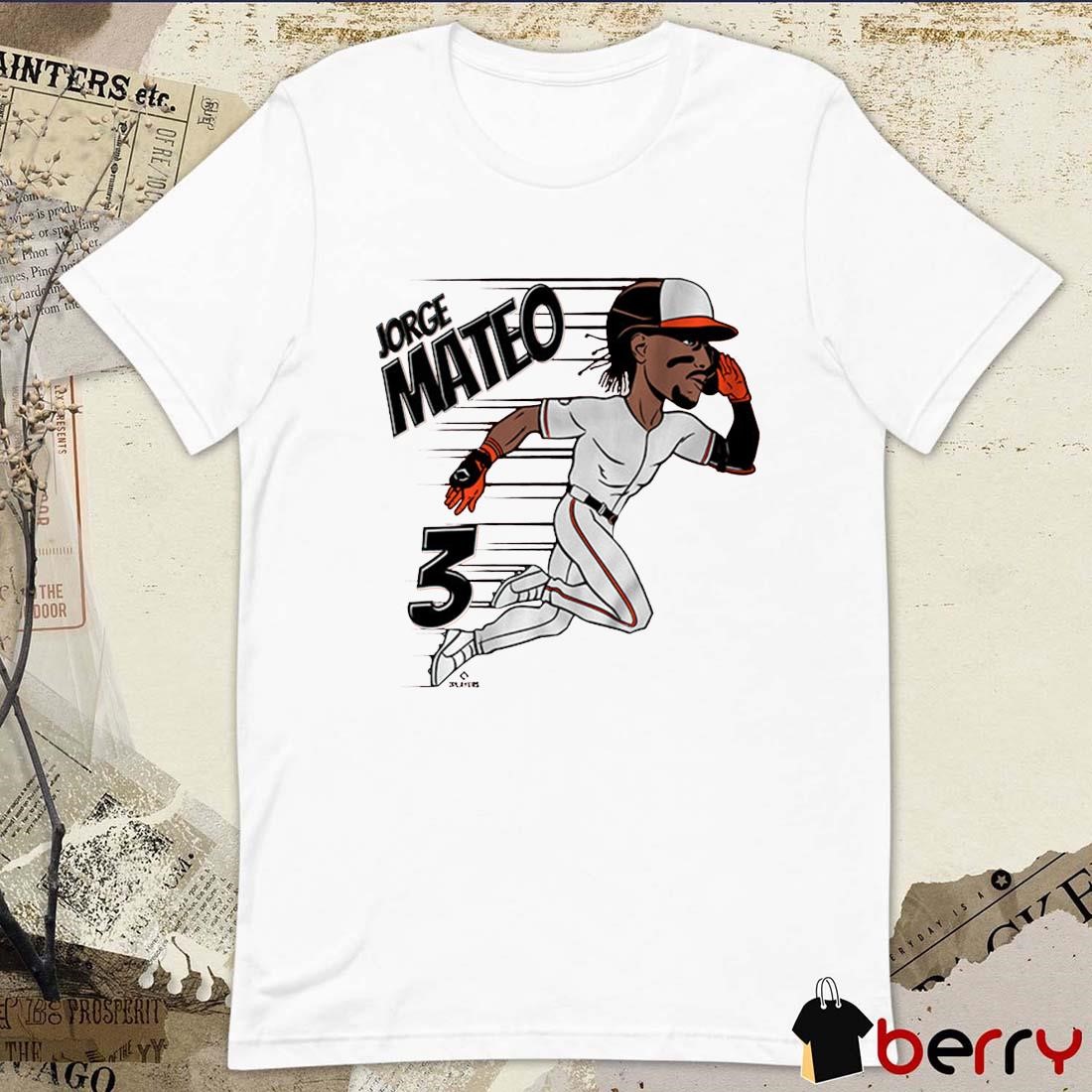 Official Jorge Mateo Speed 3 Baltimore Orioles MLB Baseball Cartoon ...