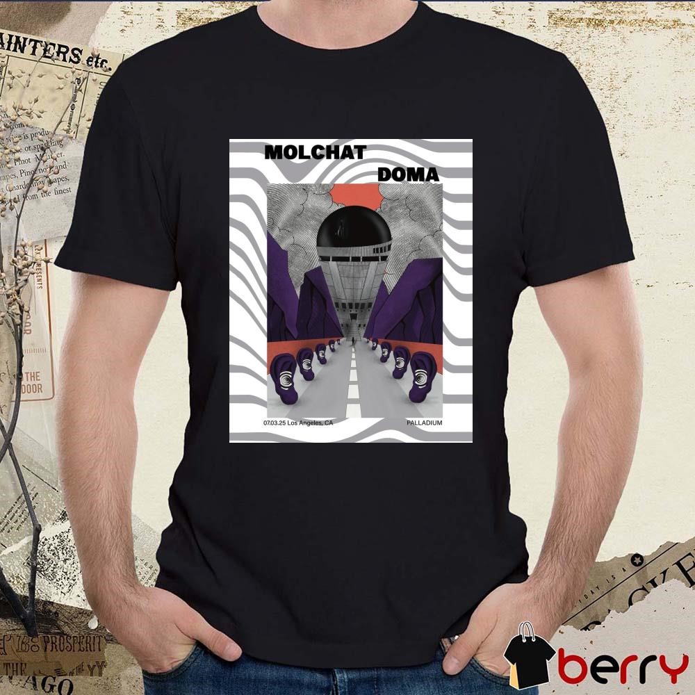 Official Poster Molchat Doma March 7 2025 Palladium In Los Angeles CA t-shirt, hoodie, sweater ...
