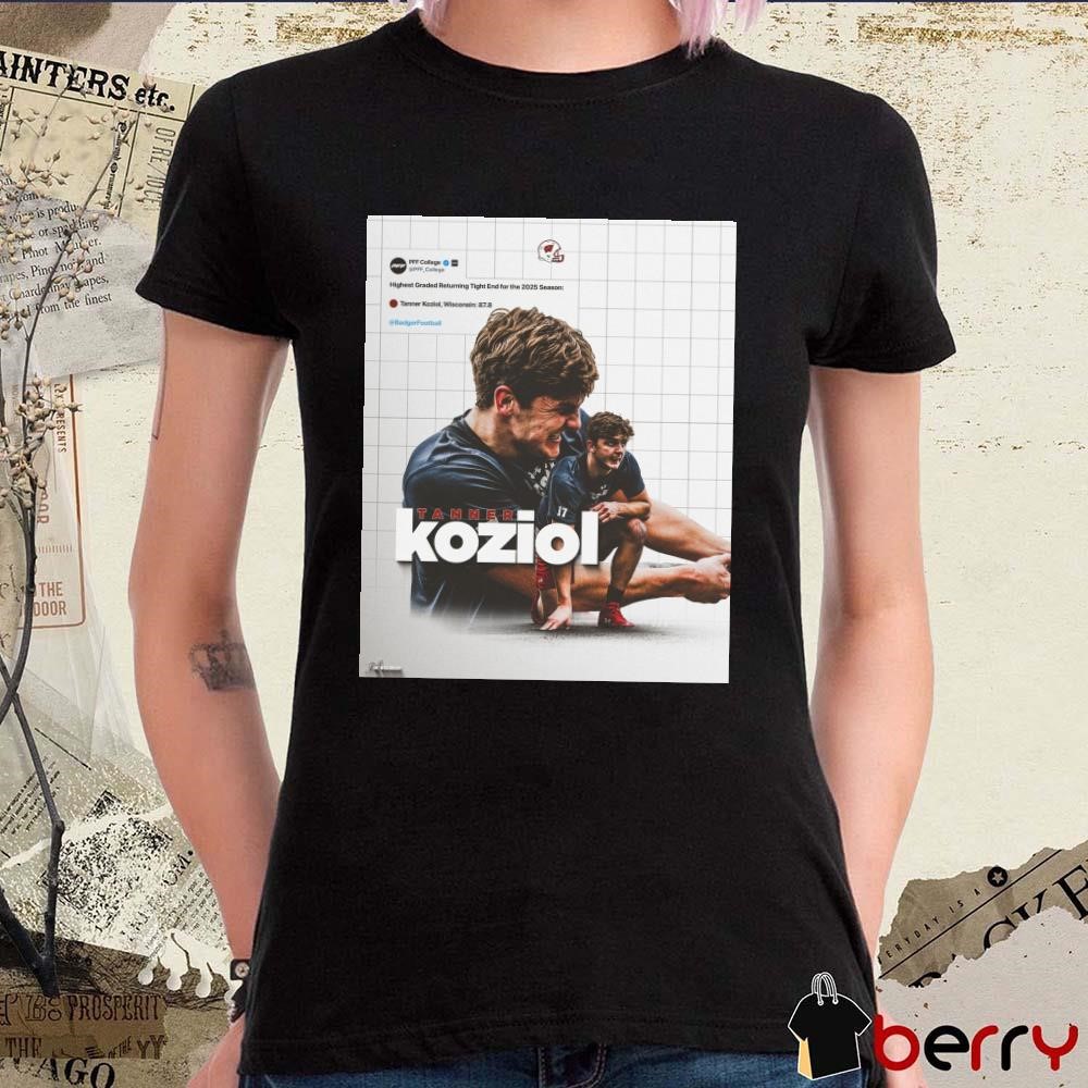 Official Poster Wisconsin Badgers Football Tanner Koziol Highest Graded ...