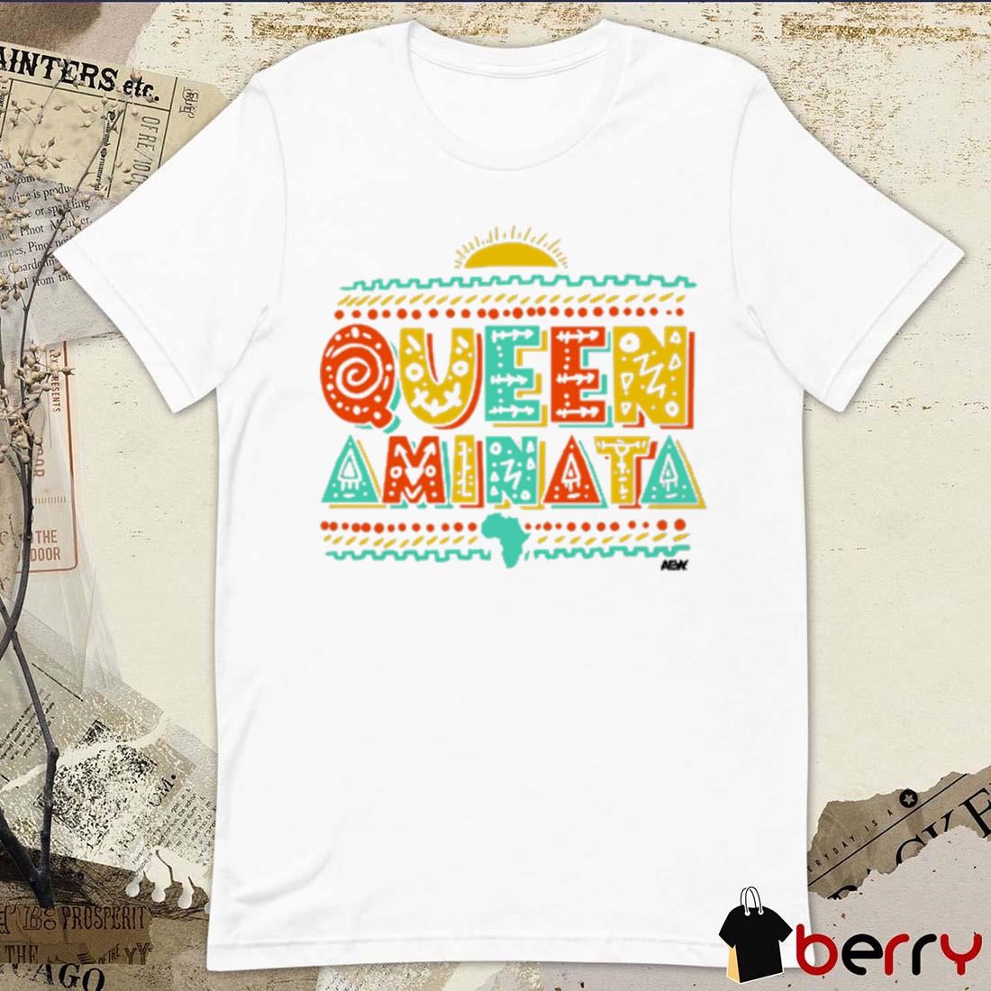 Official Queen Aminata Iconography AEW 2025 t-shirt, hoodie, sweater ...