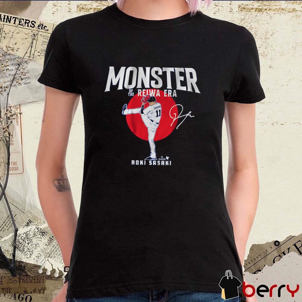 Official Roki Sasaki Monster of the Reiwa Era Los Angeles Dodgers MLB ...