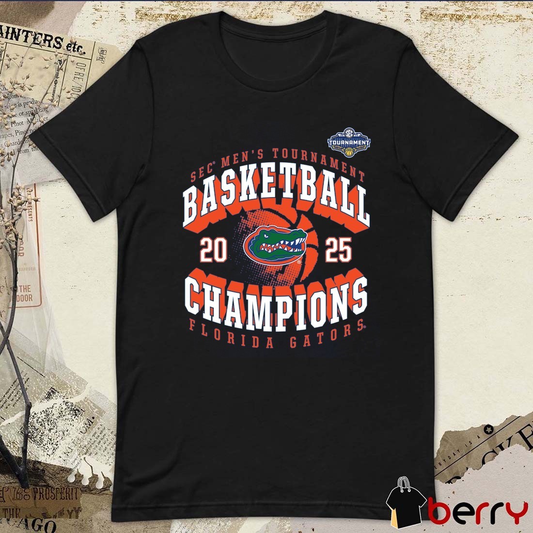 Official Florida Gators 2025 SEC Men's Basketball Conference Tournament ...
