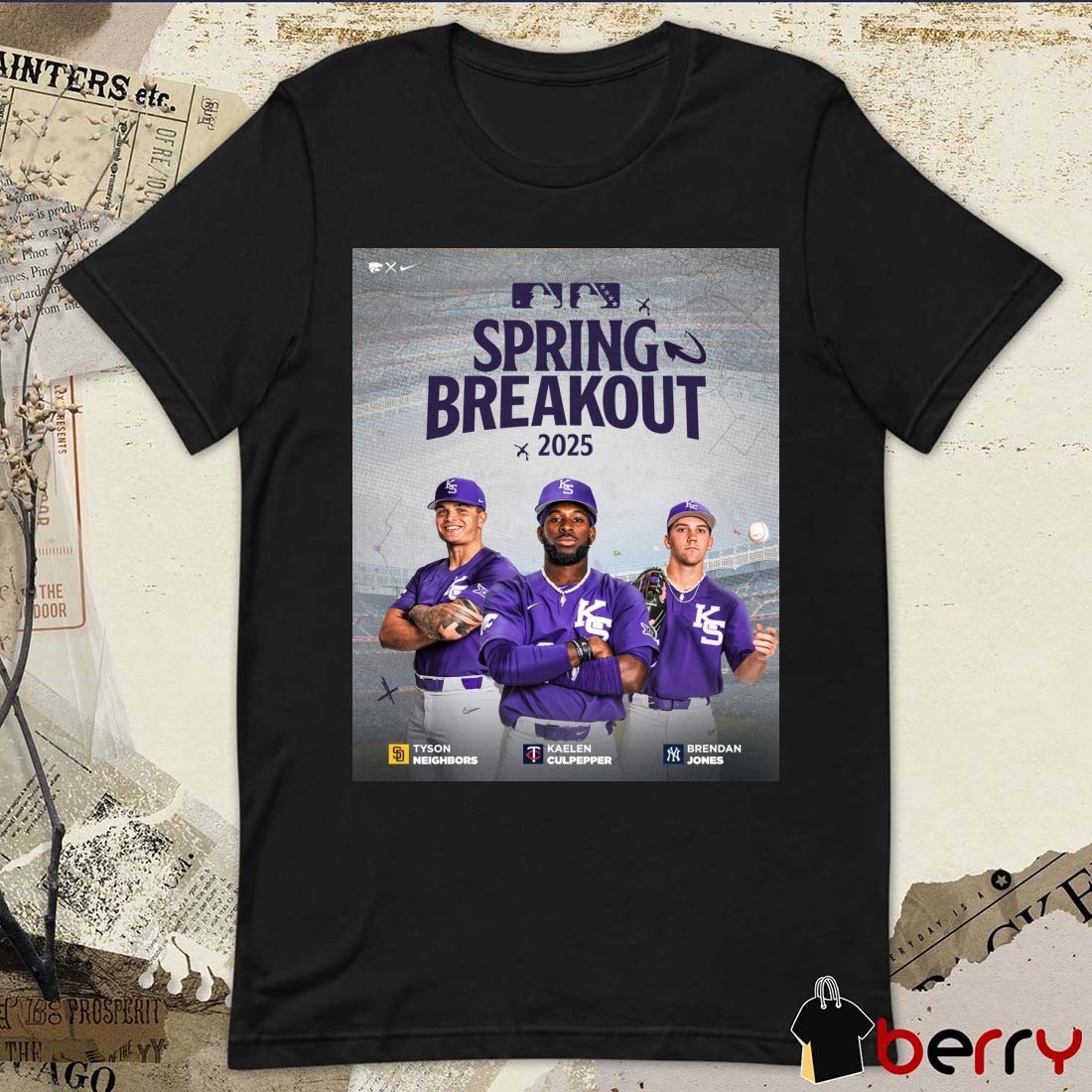 Official Poster K-State Baseball MLB Spring Breakout 2025 Tyson ...