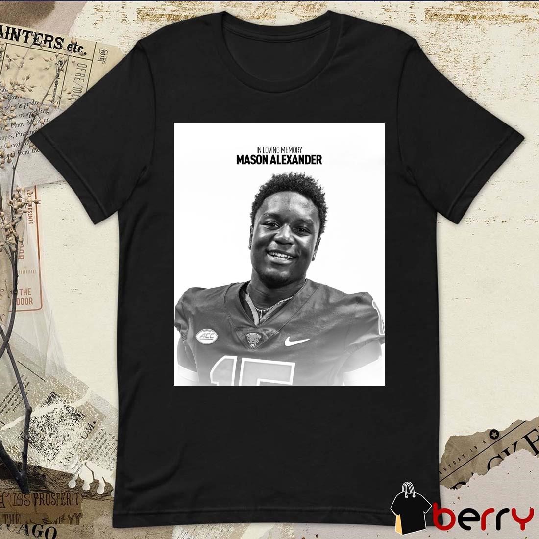 Official Poster Pitt Panthers In Loving Memory Mason Alexander Of A ...