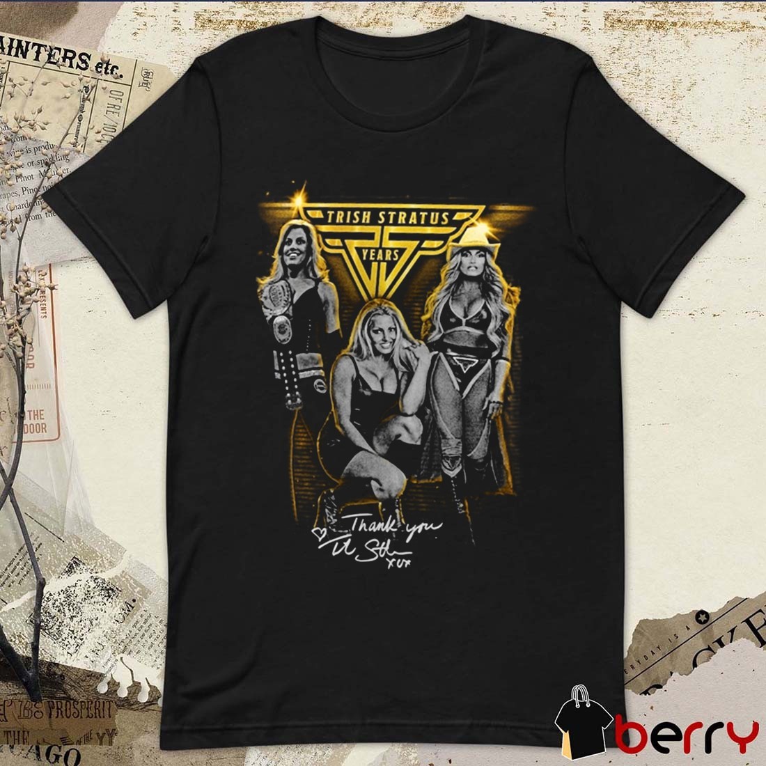 Official Trish Stratus 25 Years Accolades Thank You 100% Stratusfaction ...