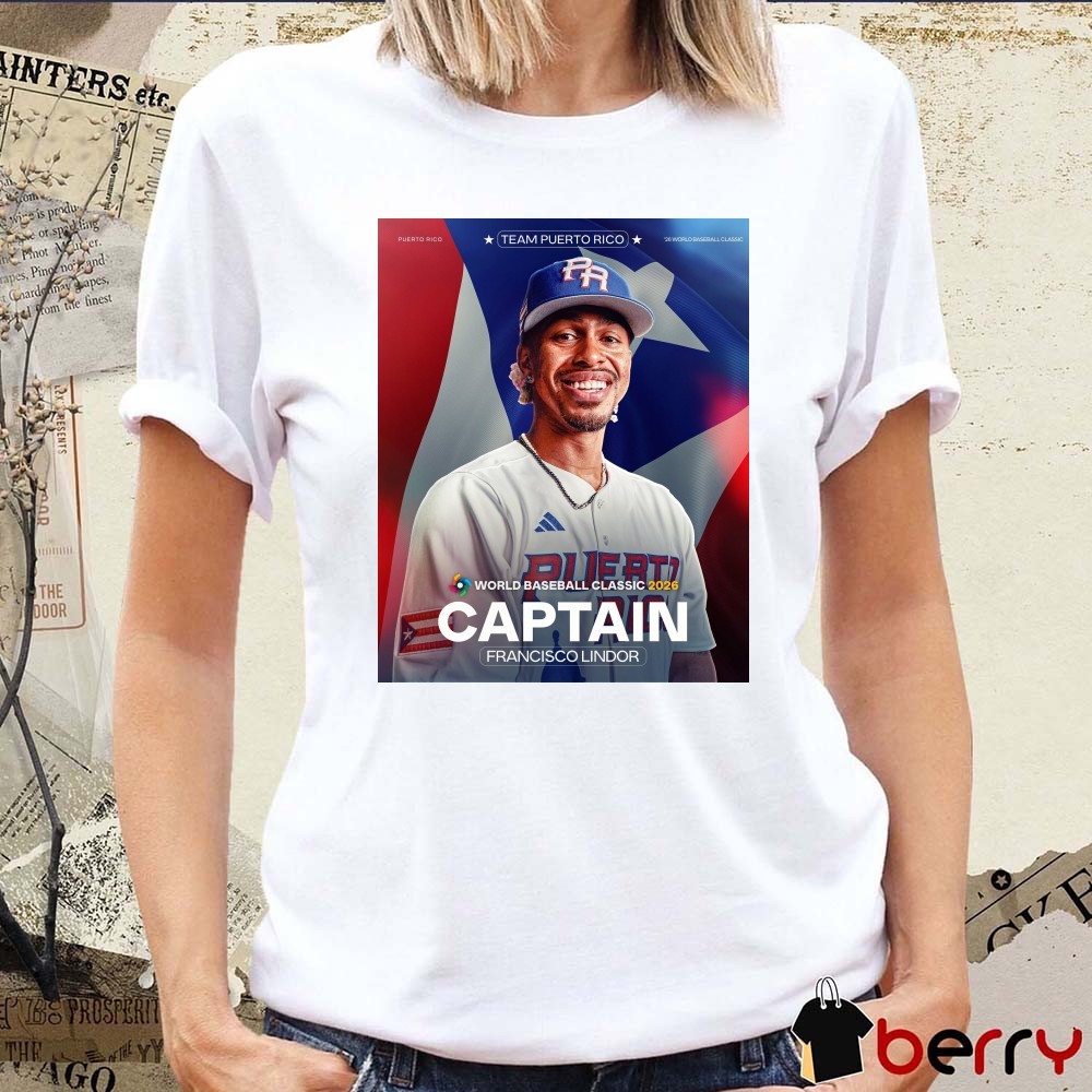 Official MLB Captain Francisco Lindor Team Puerto Rico World Baseball ...